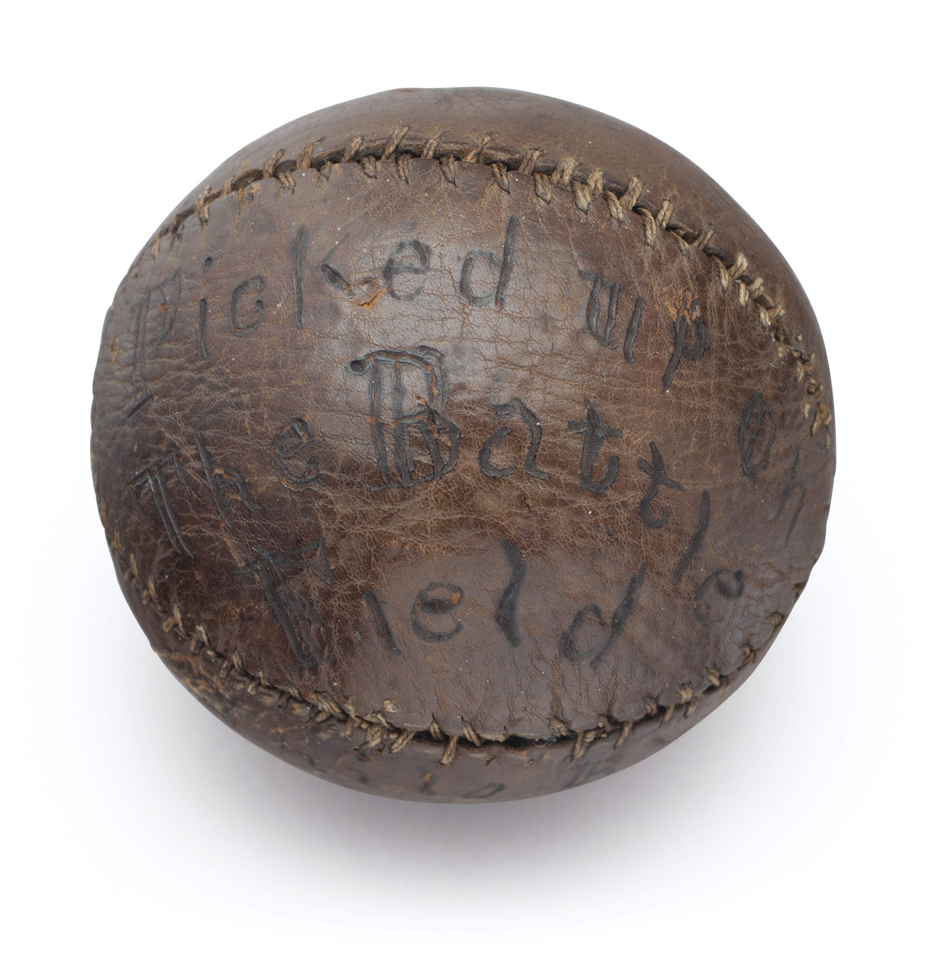 CIVIL WAR BATTLEFIELD LEMON PEEL BASEBALL, Christie’s CIVIL WAR ...