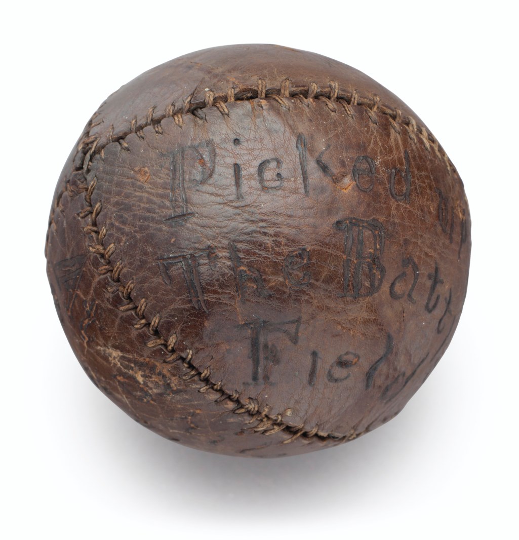 CIVIL WAR BATTLEFIELD LEMON PEEL BASEBALL, | Christie’s