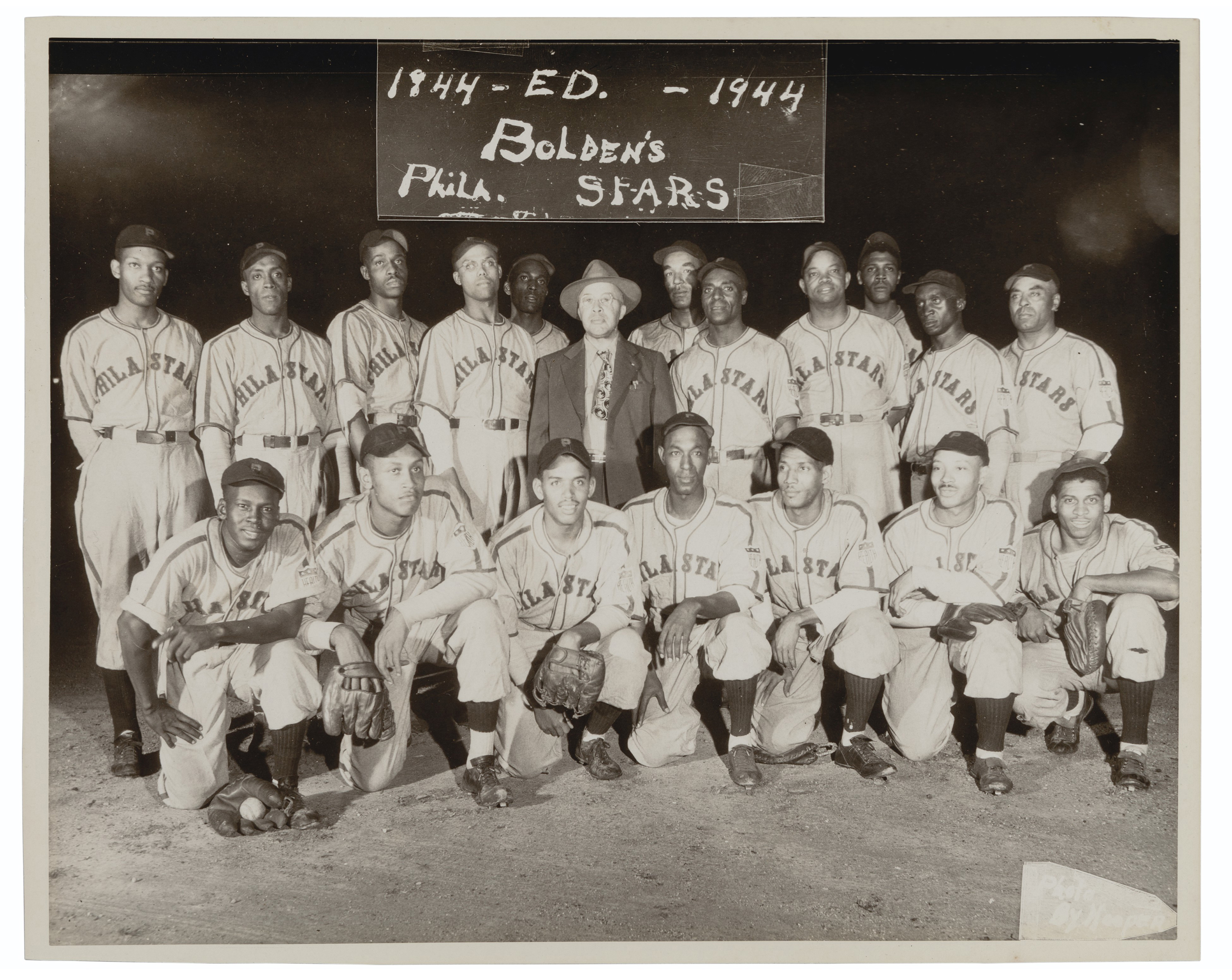 1944 PHILADELPHIA STARS TEAM PHOTOGRAPH, | Christie’s