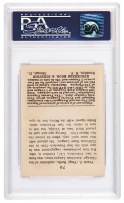 1915 CRACKER JACK #79 PING BODIE, | Christie’s