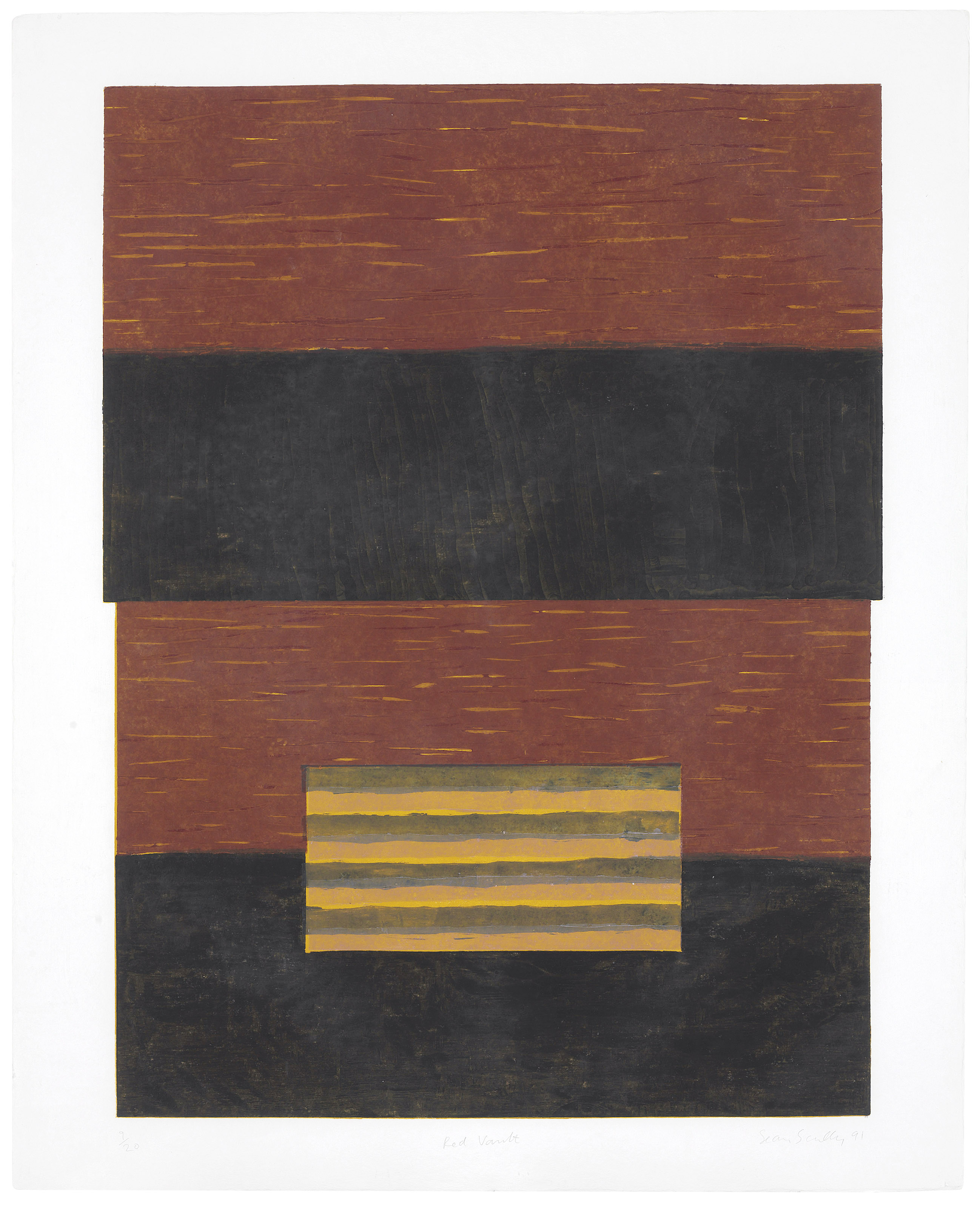 SEAN SCULLY (B. 1945), Red Vault | Christie’s