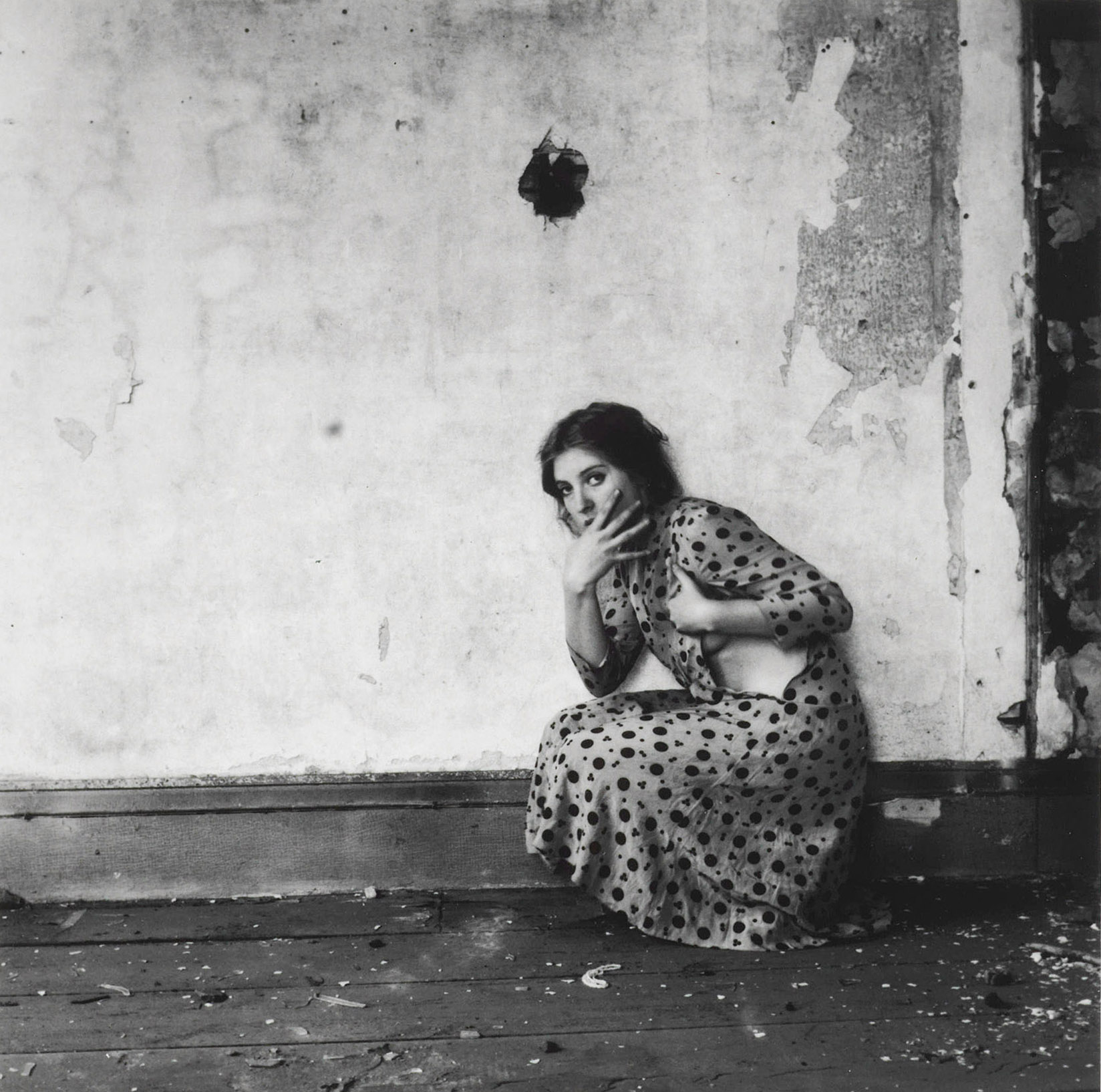 FRANCESCA WOODMAN (1958–1981), Self Portrait in Polka Dot Dress ...