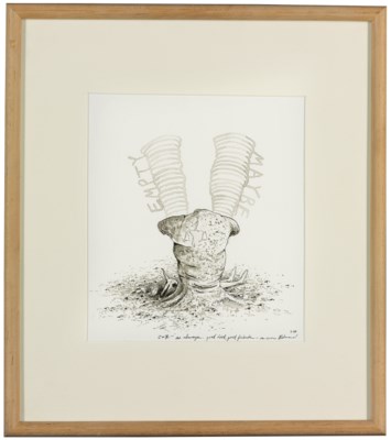 EDWARD HENDERSON (B. 1951), Untitled (Empty Maybe) & Untitled (April ...