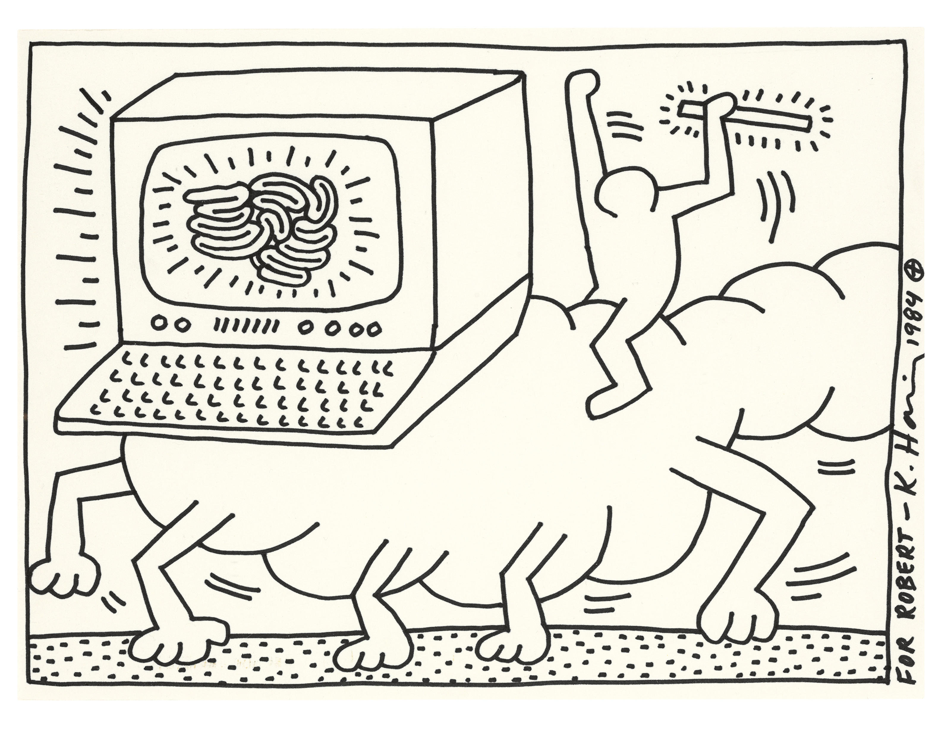 KEITH HARING (1958-1990), Untitled | Christie’s