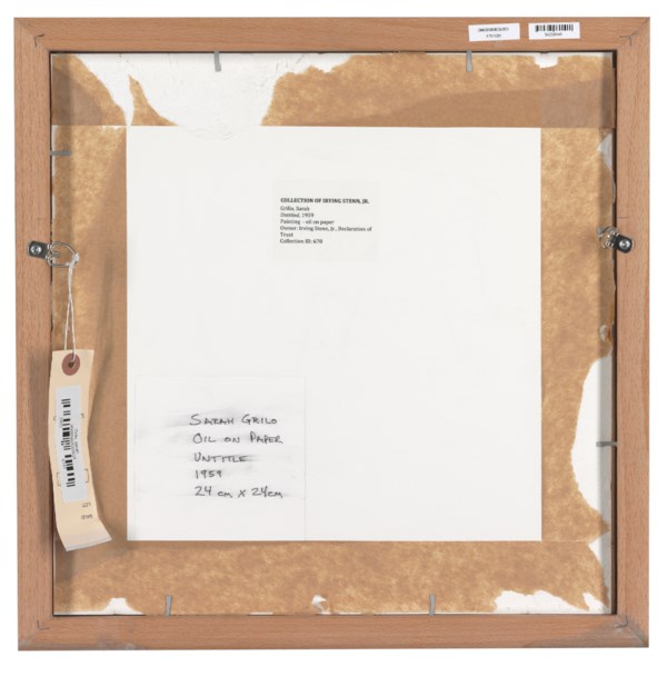 SARAH GRILO (1920-2007), Untitled | Christie’s