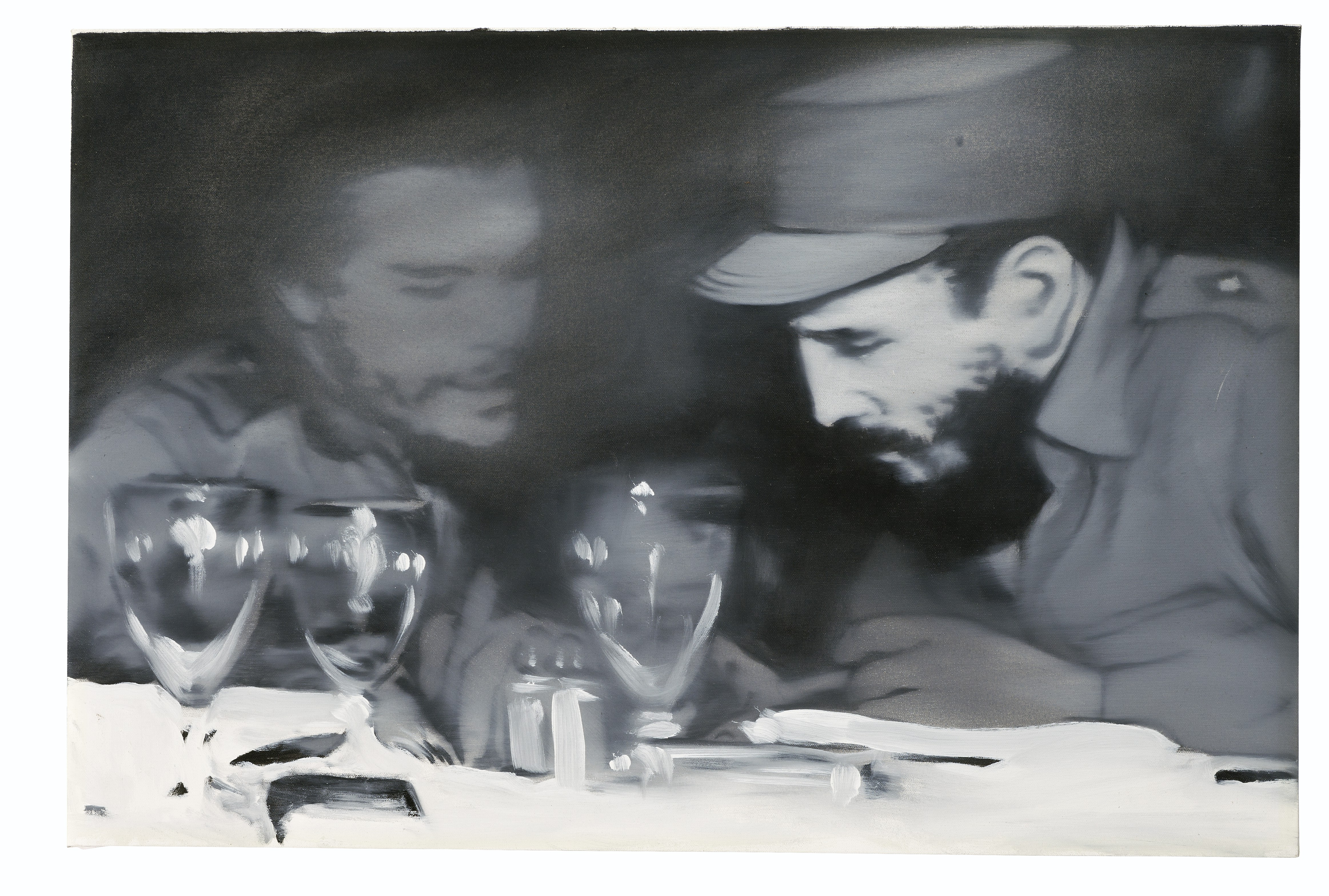 Jose Ángel Toirac (b. 1966), Che and Fidel (From the gray series ...