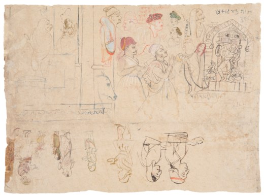 FOUR PREPARATORY DRAWINGS, INDIA, RAJASTHAN, 18TH/19TH CENTURY | Christie’s