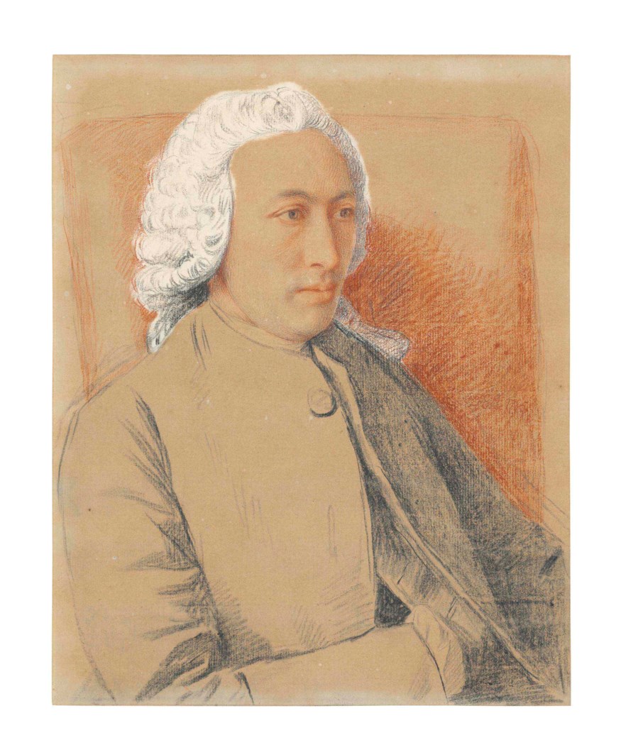 JEAN-ETIENNE LIOTARD (GENÈVE 1702- 1789), Portrait du philosophe et ...