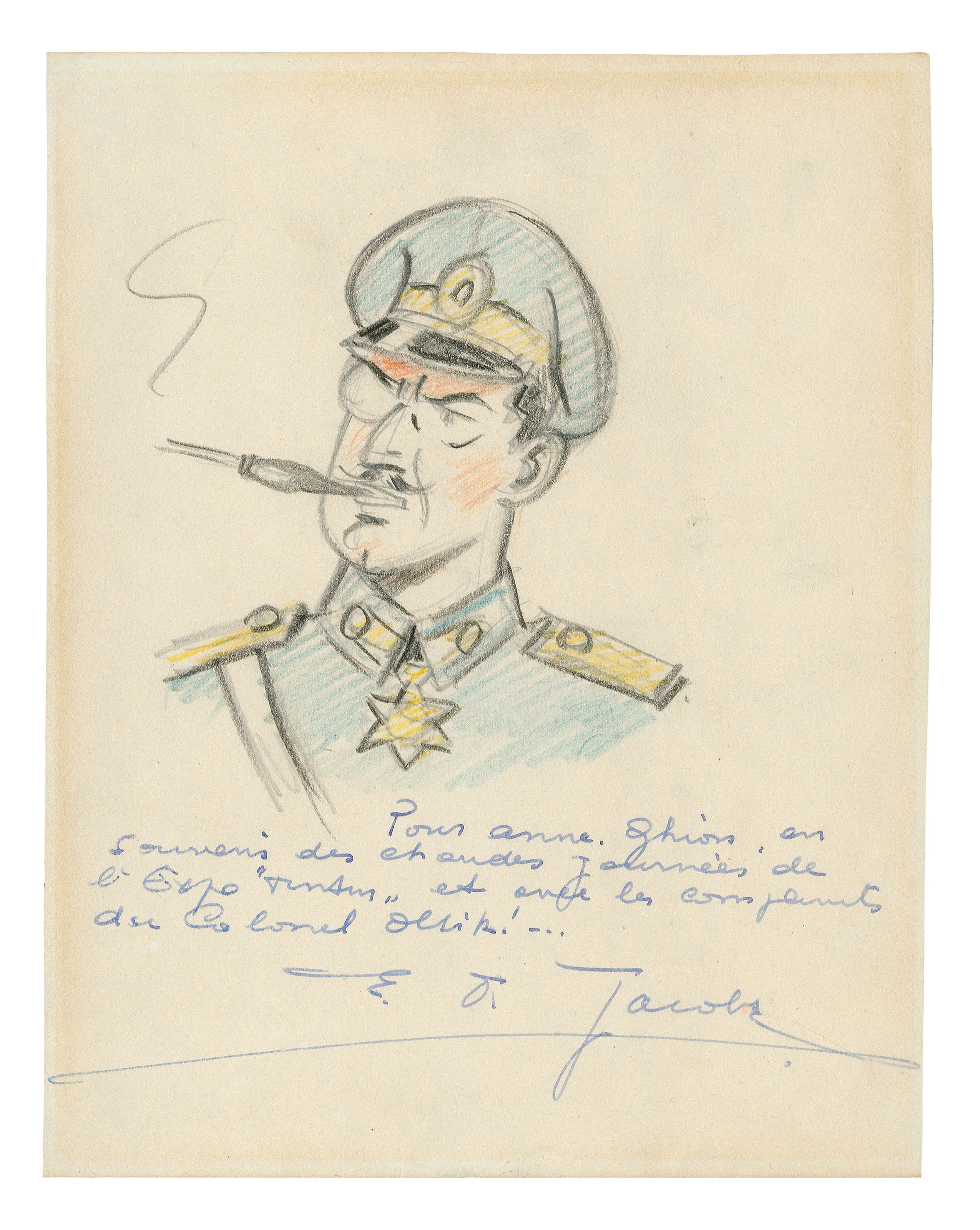 Edgar P. JACOBS La marque du Siècle - auctions & price archive