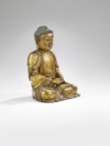 RARE STATUE DE BOUDDHA SHAKYAMUNI EN BRONZE DORE, CHINE, DYNASTIE MING, XVIIEME SIECLE | Christie's