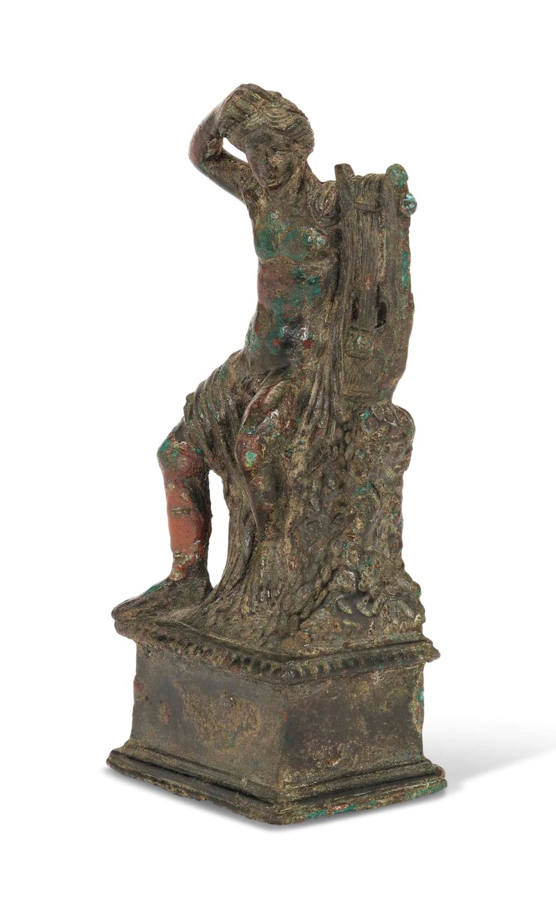 APOLLON TENANT UNE LYRE, ART ROMAIN, CIRCA IER-IIEME SIECLE APRES J.-C ...