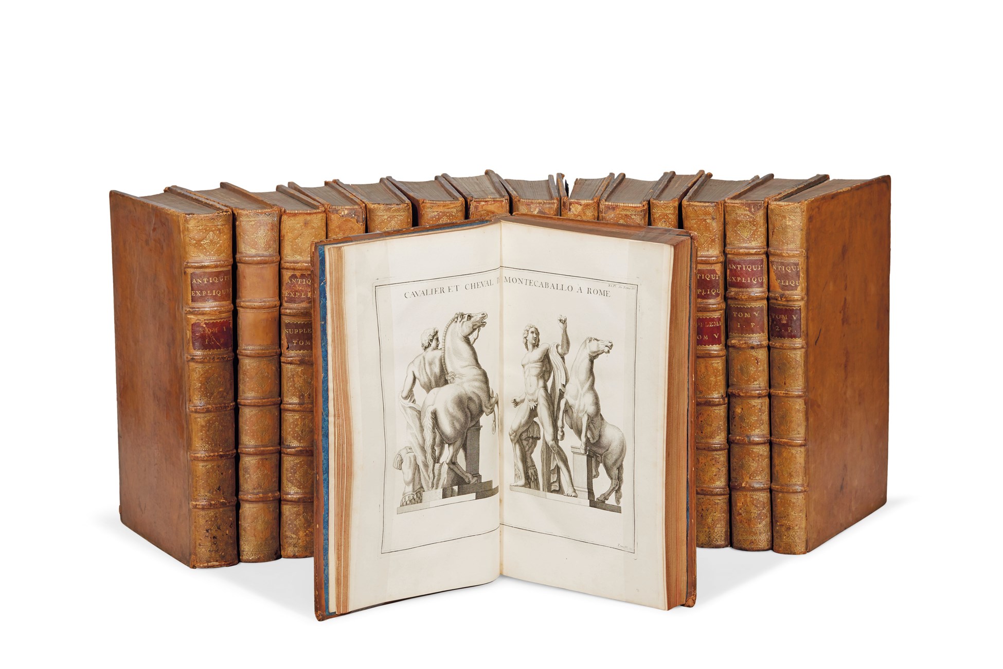 Bernard de MONTFAUCON (1655-1741). L'Antiquité expliquée et représentée en figures. [Avec ...