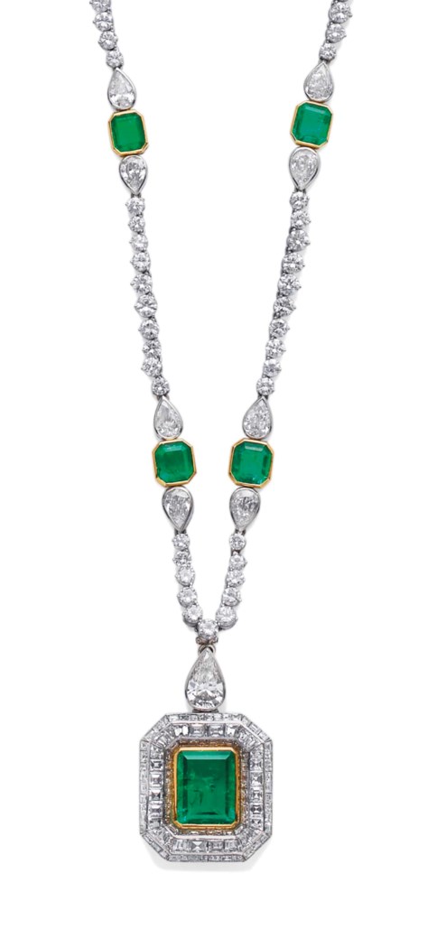 COLLIER ÉMERAUDES ET DIAMANTS | Christie's