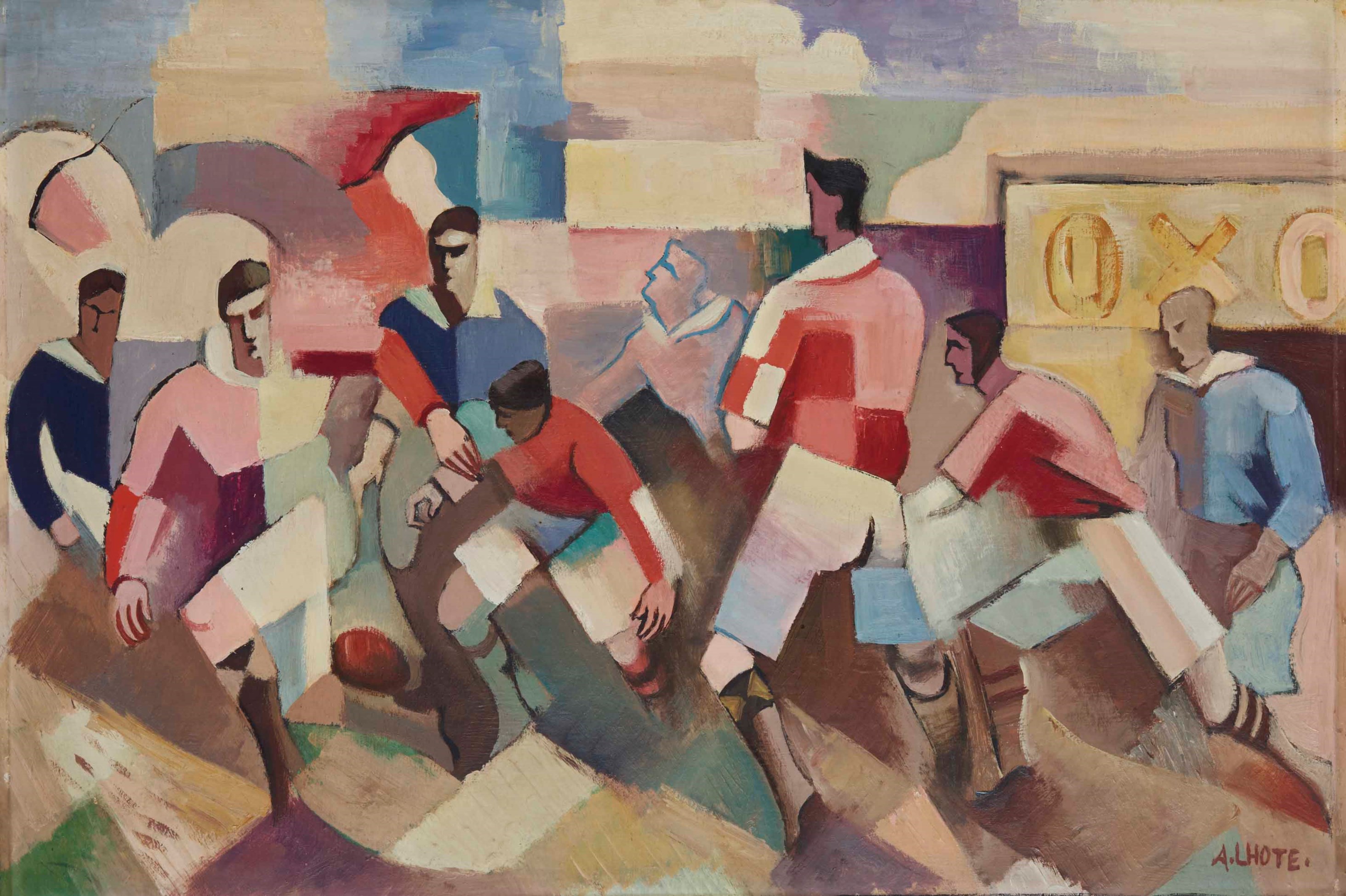 André Lhote (1885-1962), Les rugbymen | Christie's