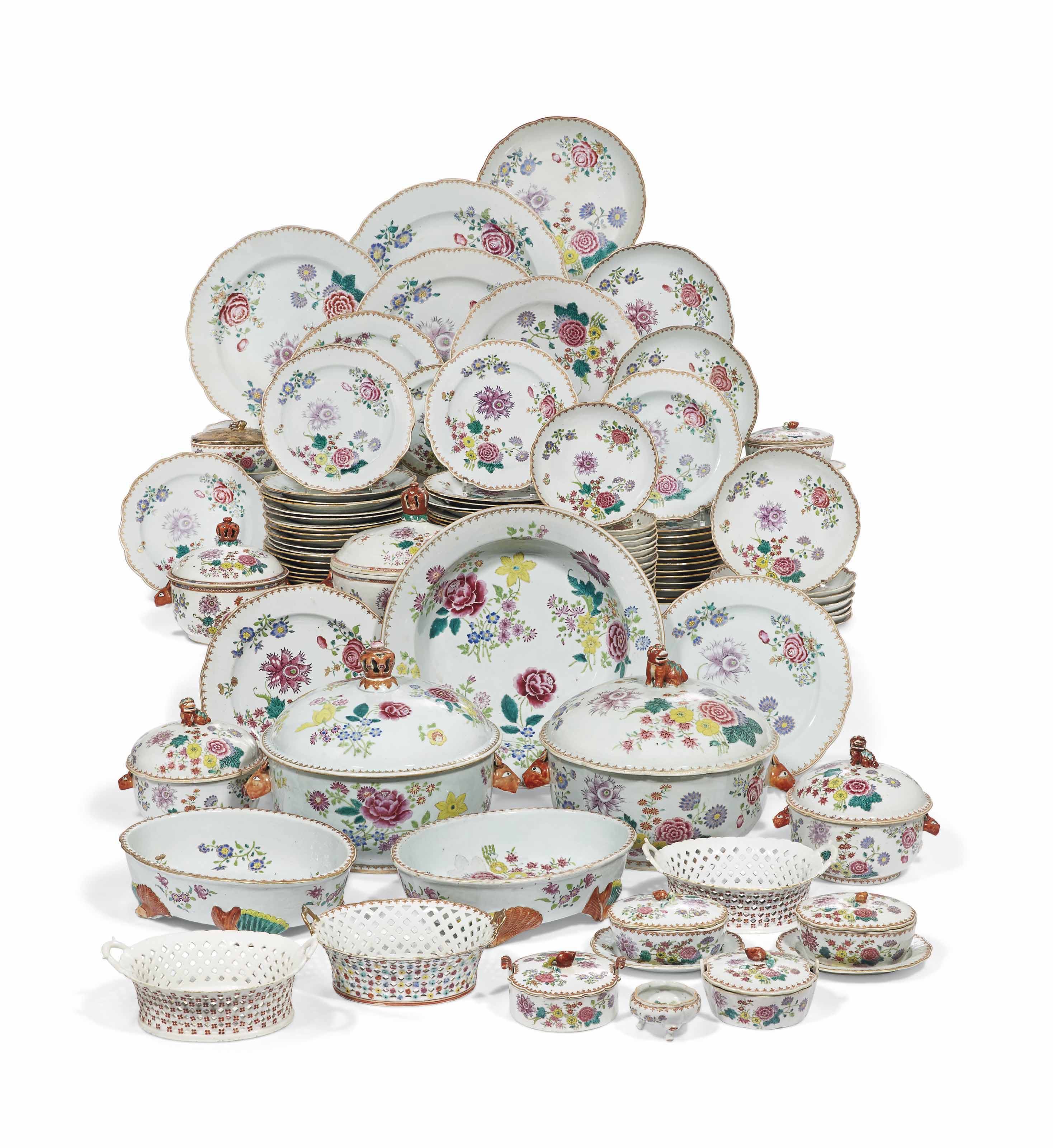 Service en porcelaine de Limoges, Lafarge - auctions & price archive