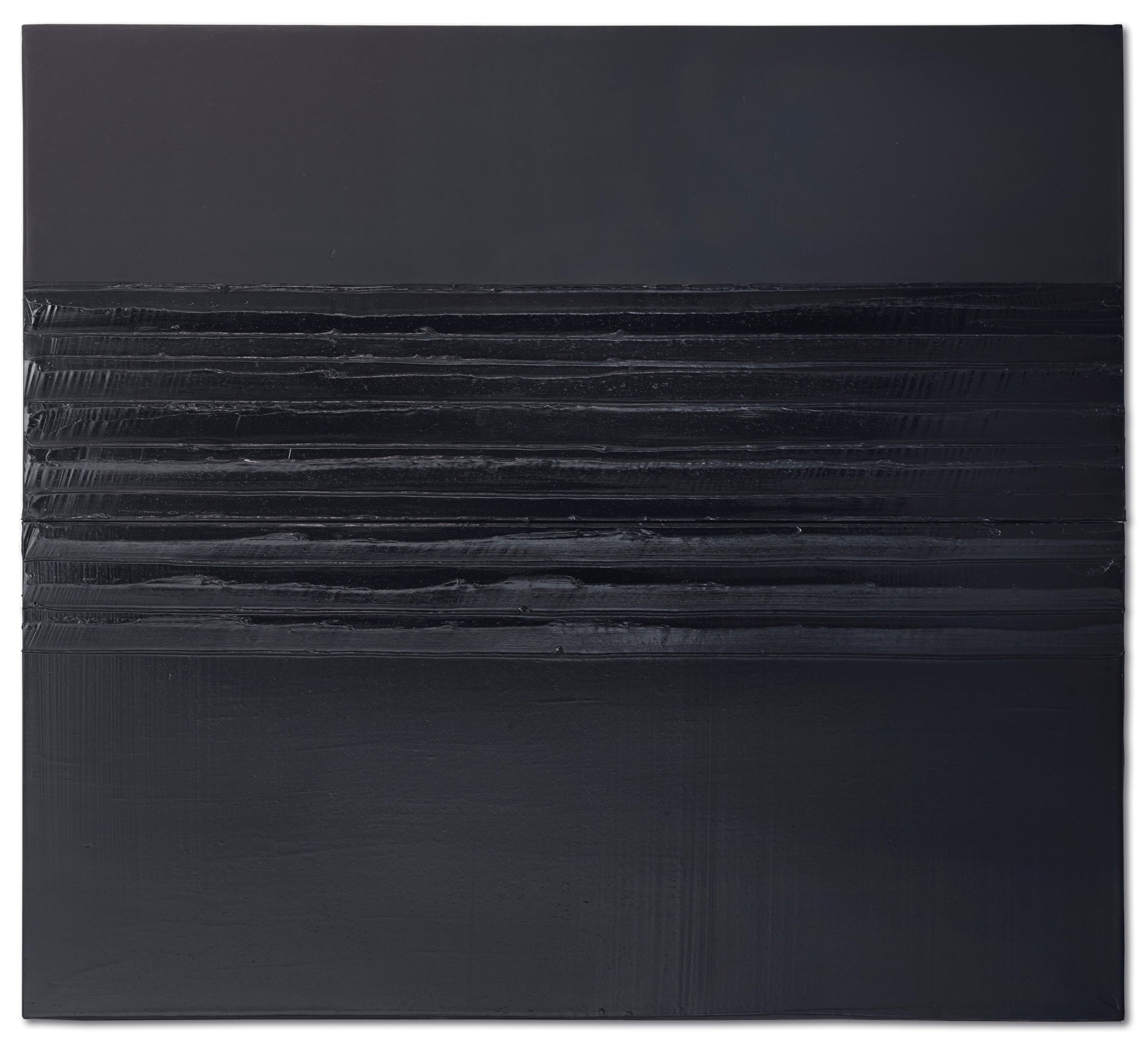 Pierre Soulages (Né en 1919), Peinture 204 x 227 cm, 12 novembre 2007 ...