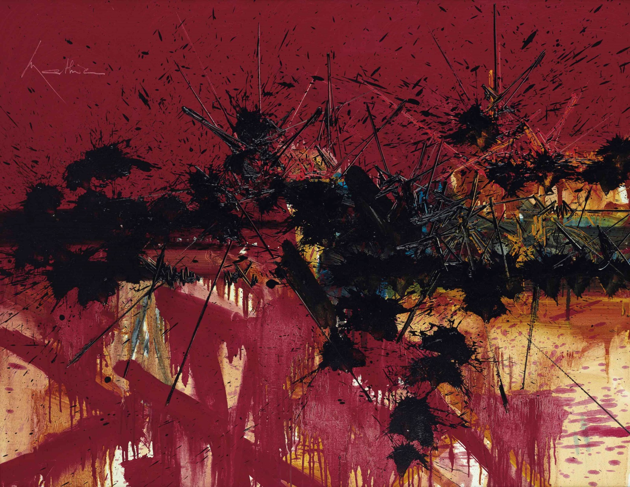 GEORGES MATHIEU (1921-2012), Combats de lumières | Christie's