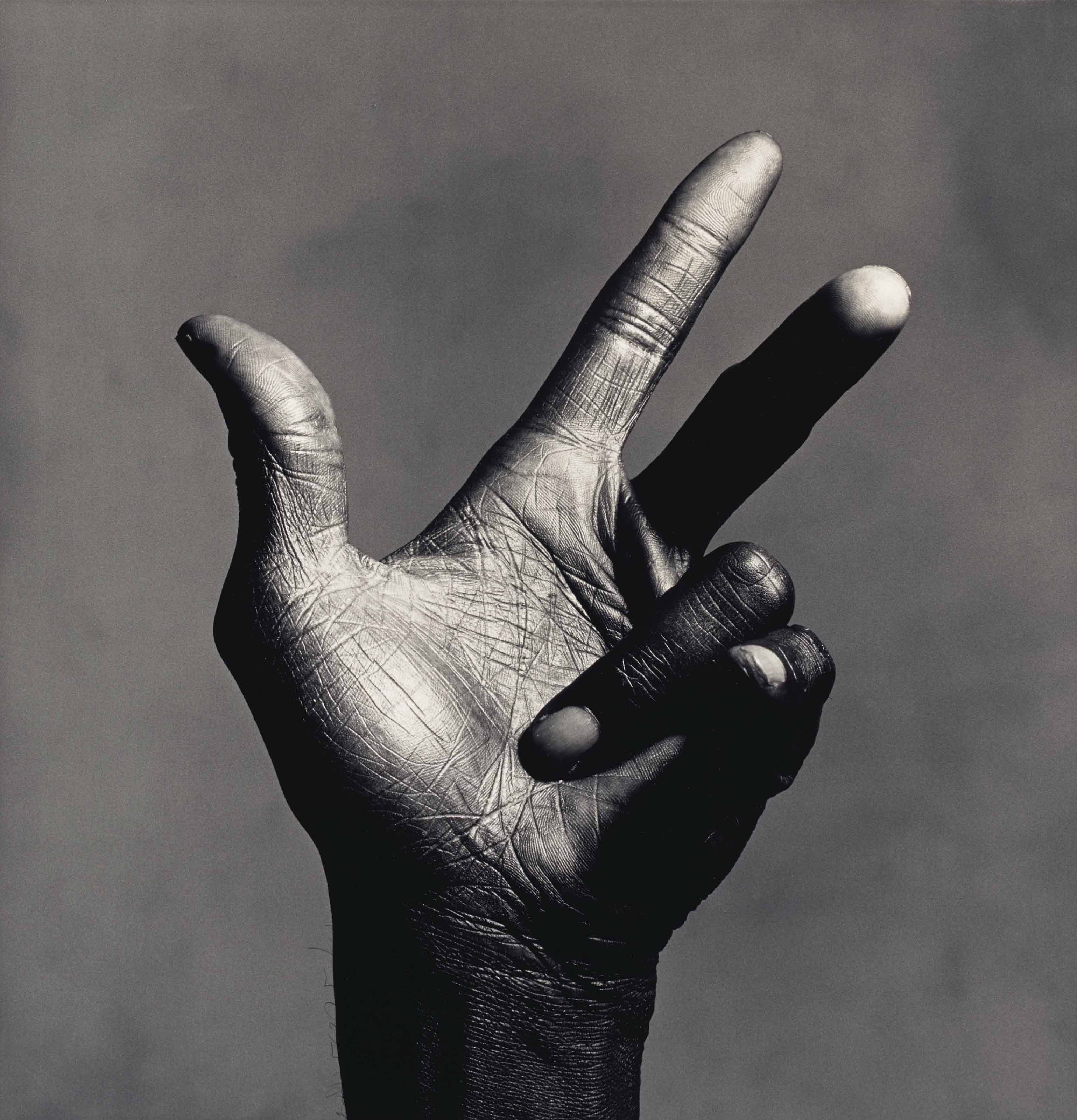 IRVING PENN (1917-2009) , The Hand of Miles Davis (B), New York, 1986 ...