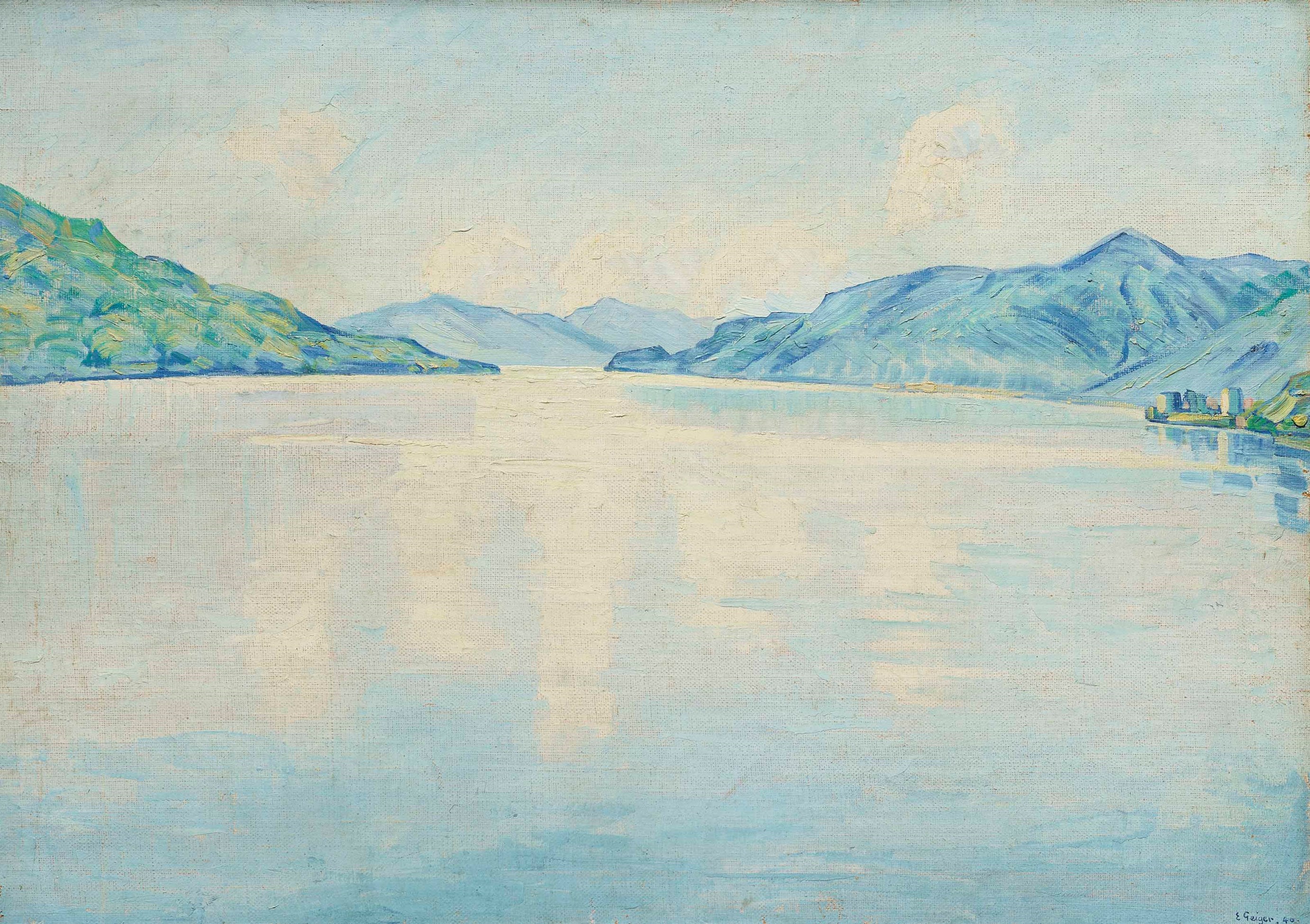 ERNST SAMUEL GEIGER (1876-1965), Lago Maggiore, 1940 | Christie's