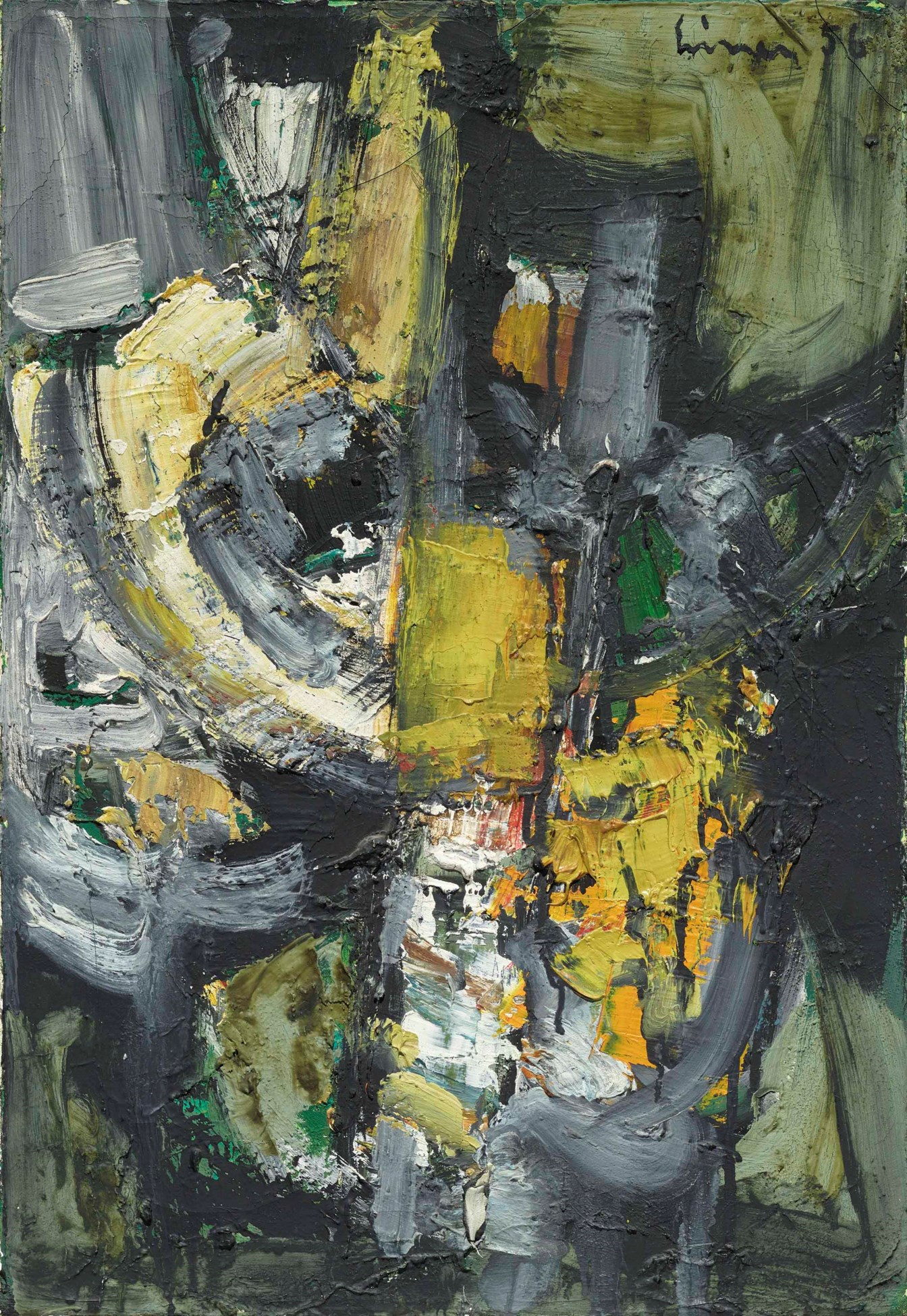 CARL WALTER LINER (1914-1997), Abstraktion, 1956 | Christie's