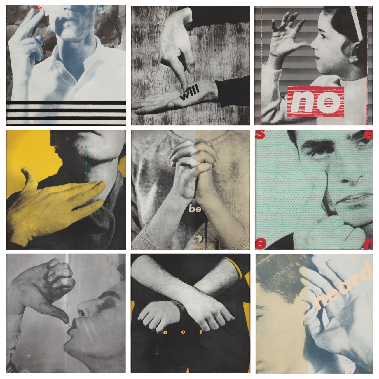Barbara Kruger (b. 1945), Untitled (We Will No Longer Be Seen and Not ...