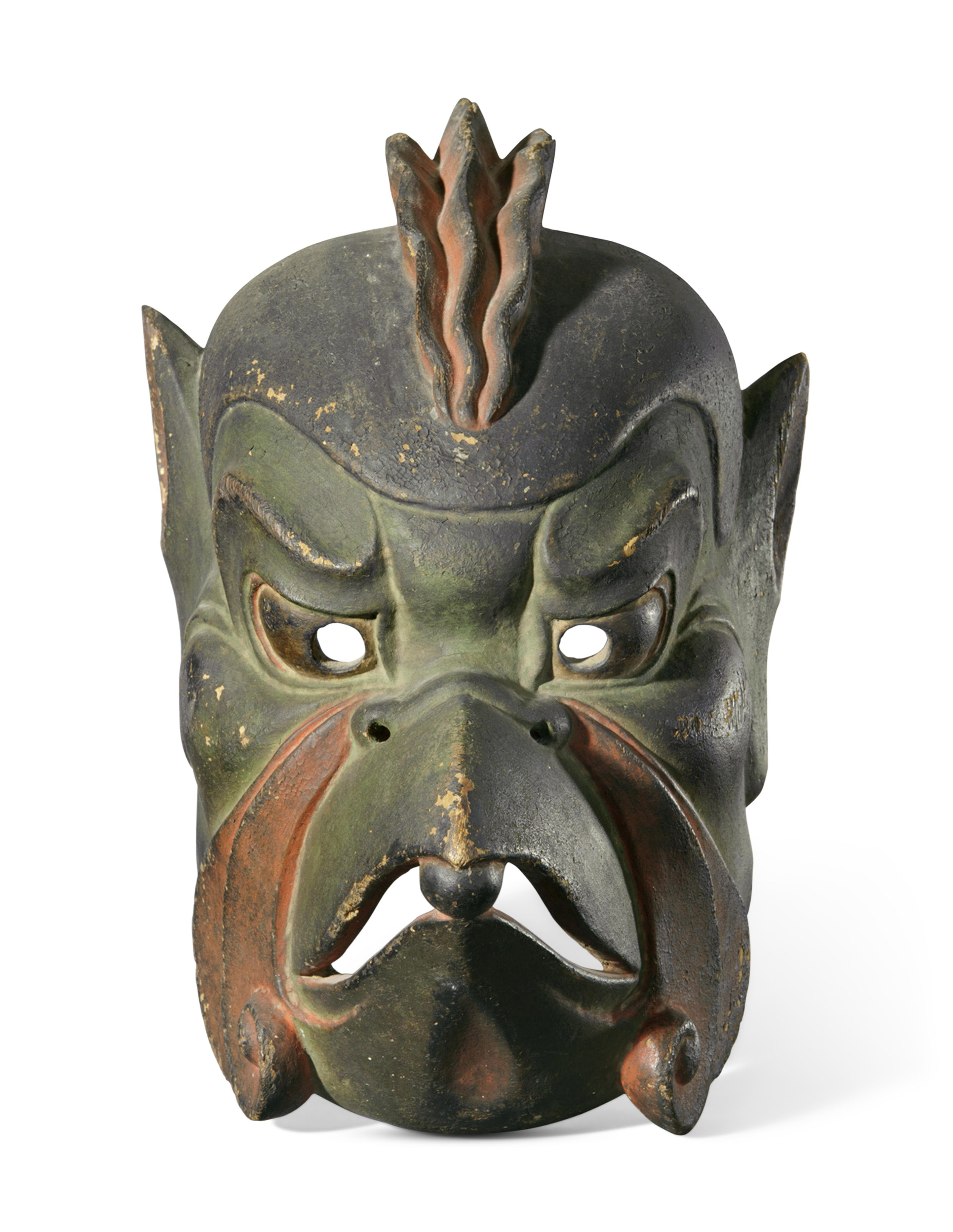 GIGAKU MASK OF KARURA (GARUDA), EDO PERIOD (19TH CENTURY) | Christie’s