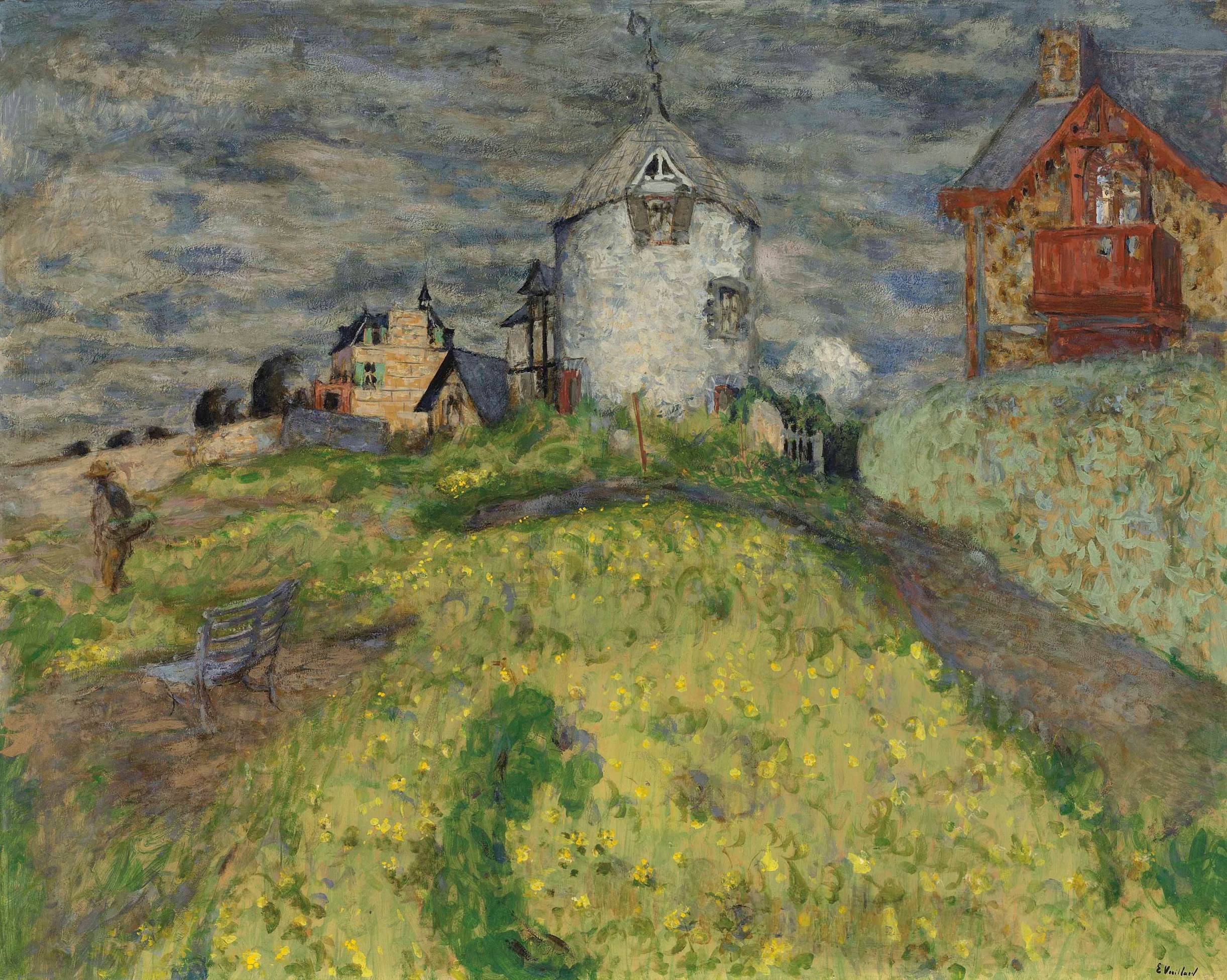Édouard Vuillard (1868-1940), Moulin à Saint-Jacut or Les Villas ...