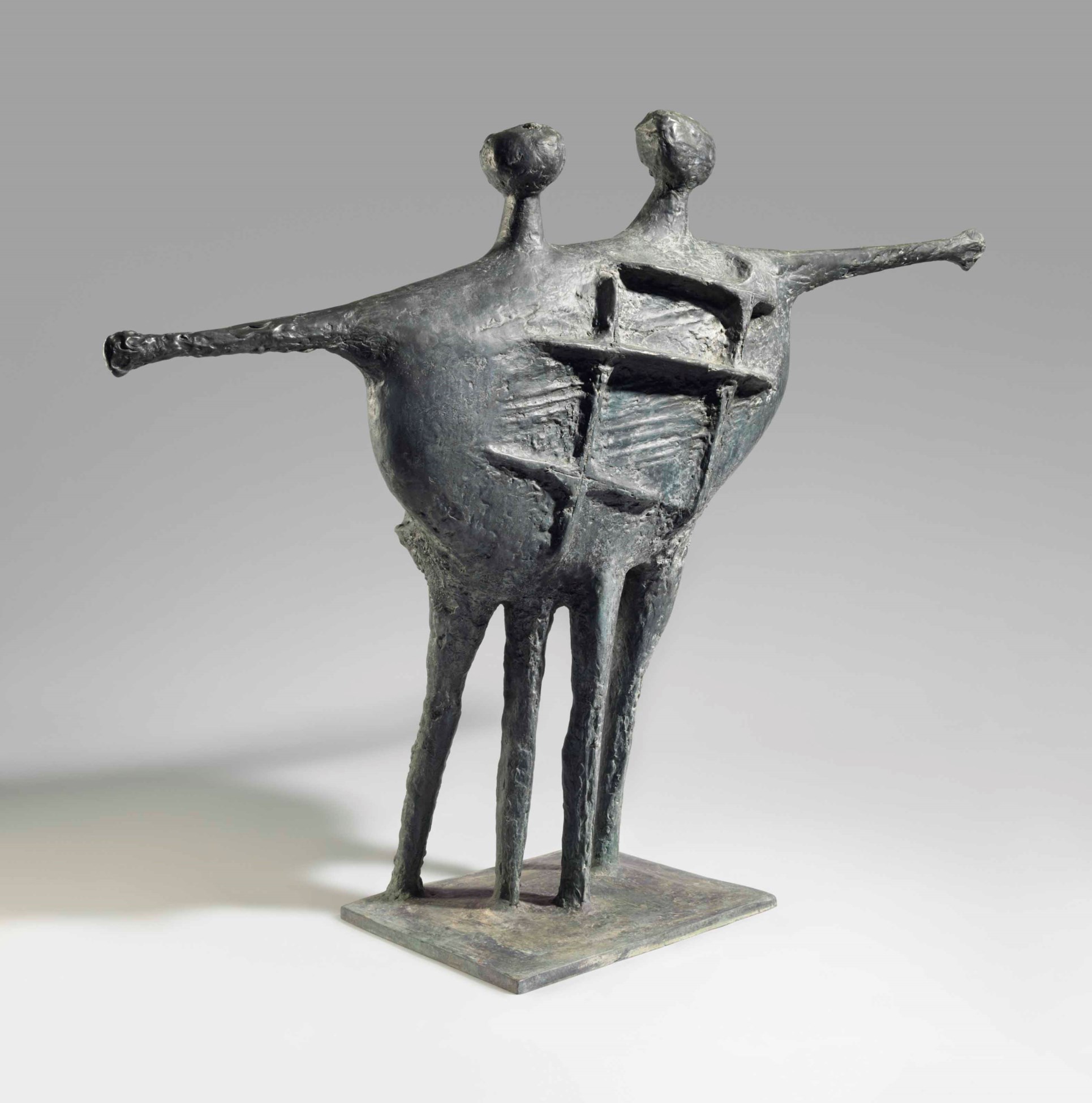 Kenneth Armitage, R.A. (1916-2002), Striding Figures (Version 2 ...