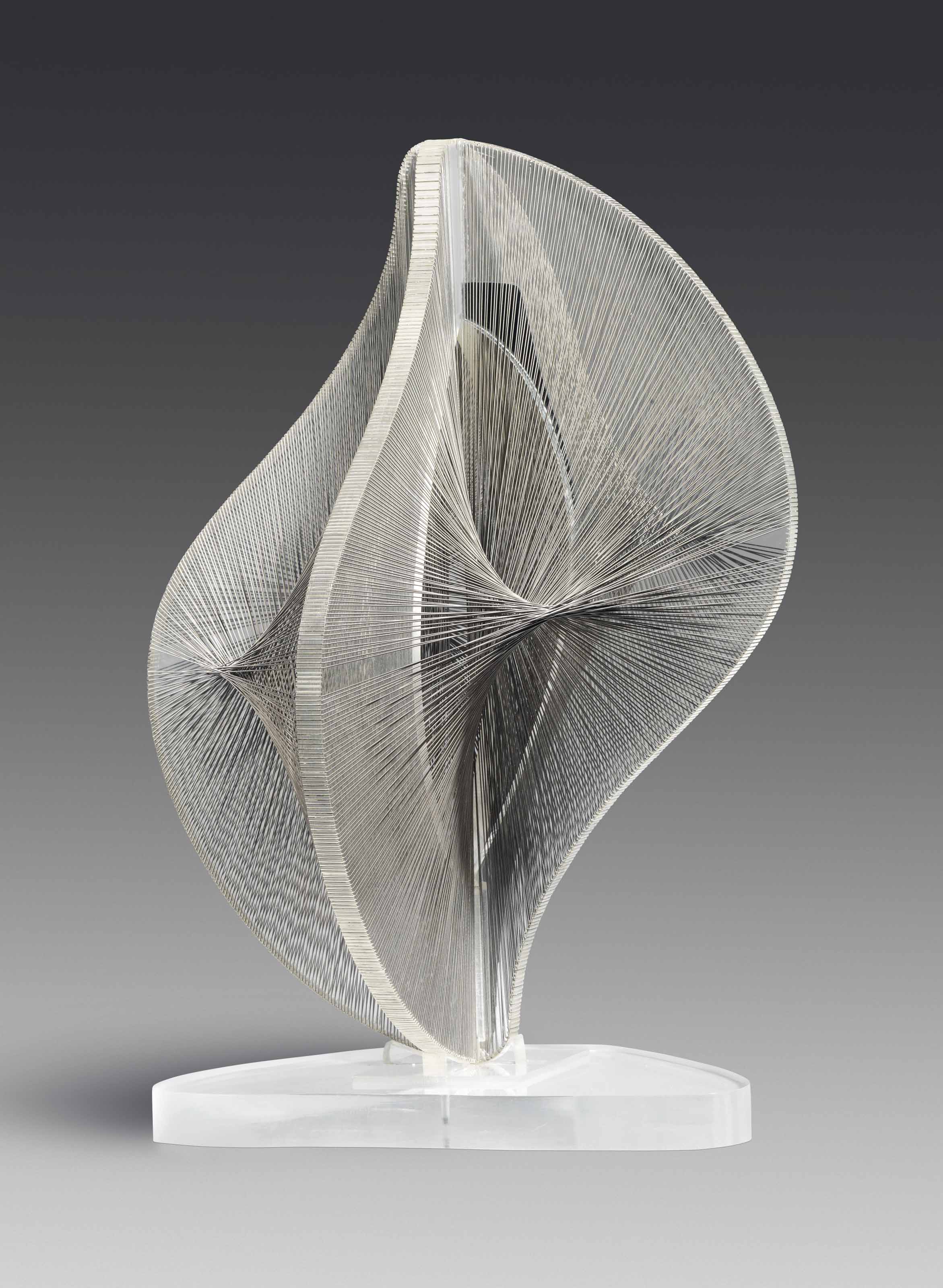 Naum Gabo (1890-1977) , Linear Construction in Space No. 2 | Christie's