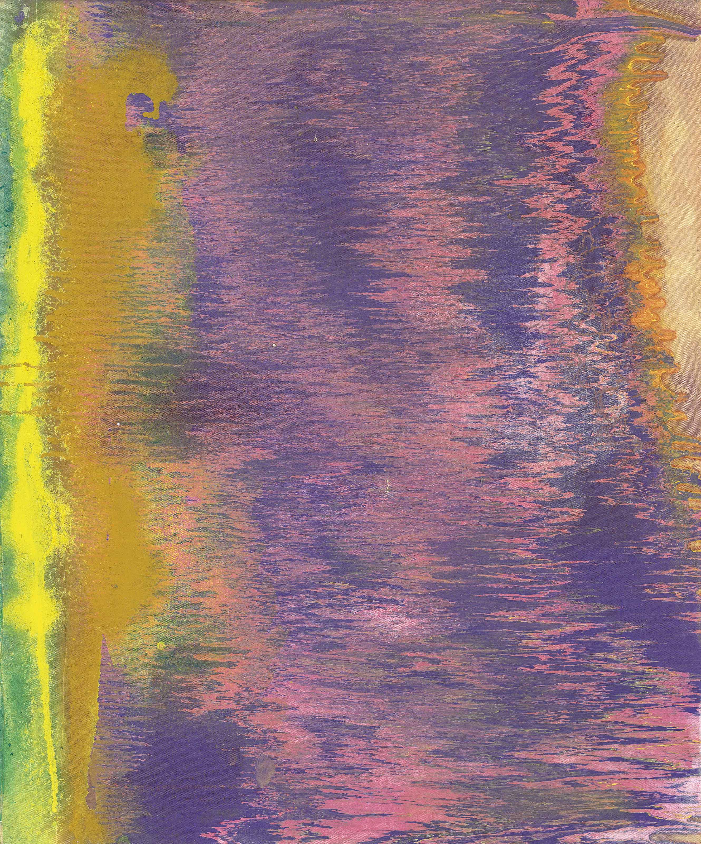 Frank Bowling (b. 1936) , Winter | Christie's