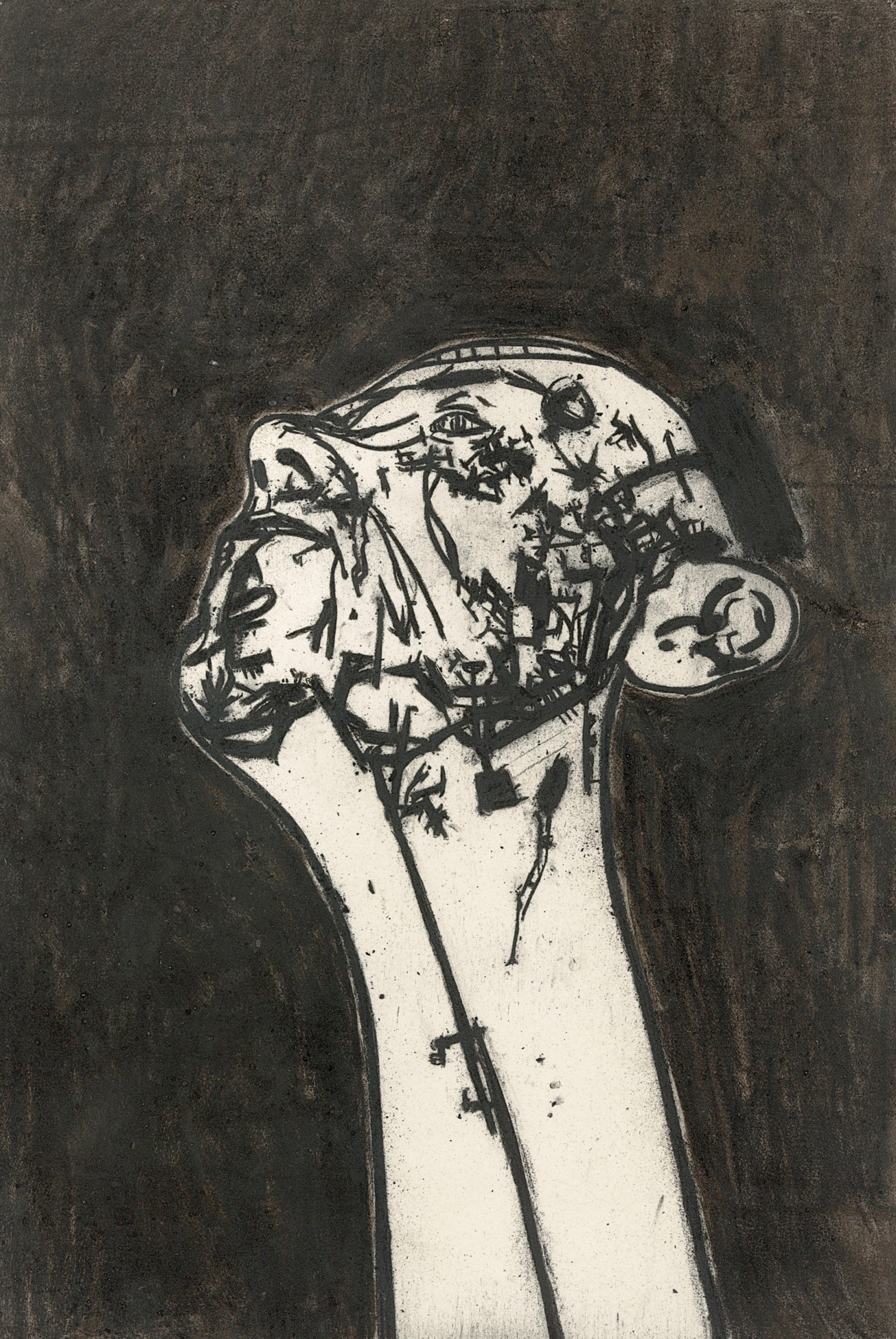 Tony Bevan, R.A. (b. 1951), Head and Neck | Christie's