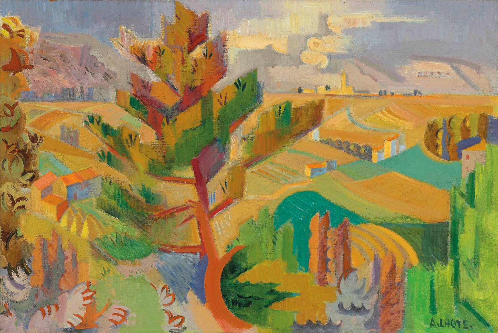 André Lhote (1885-1962), La Vallée du Rhône | Christie's