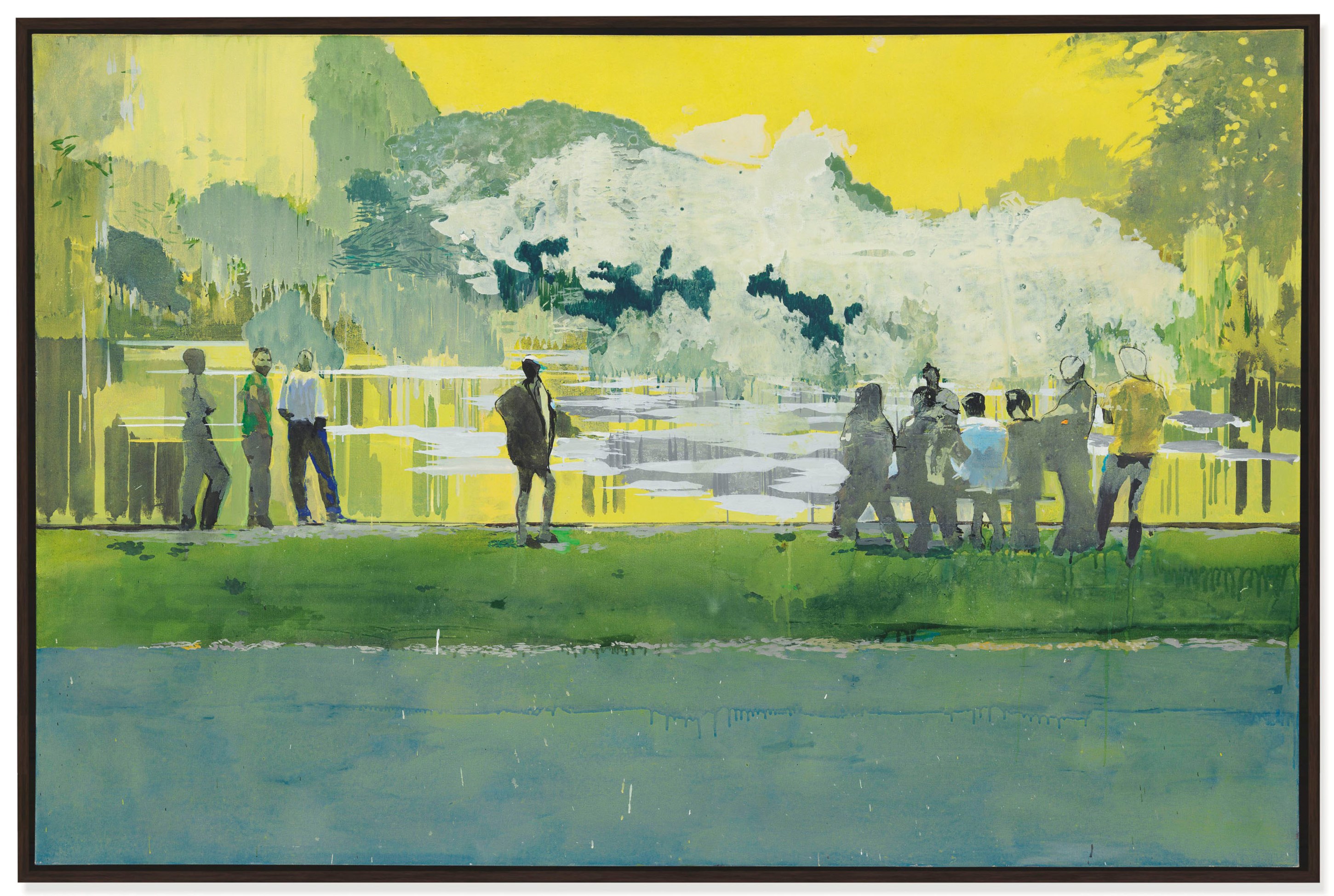 Hurvin Anderson (b. 1965), Ball Watching IV | Christie's