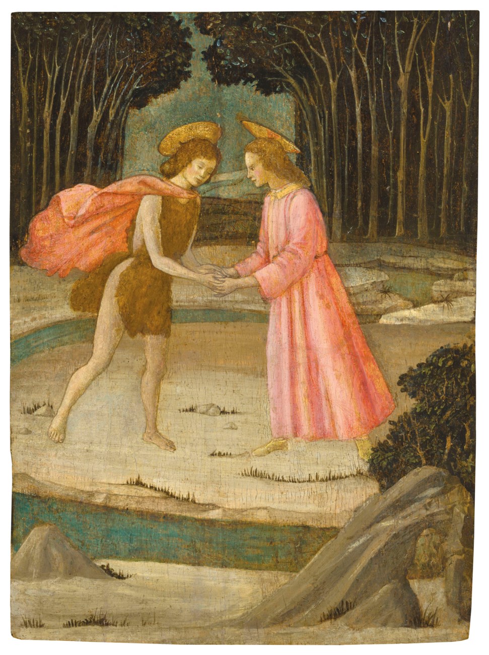 The Master of Marradi (active Tuscany, late 15th Century), The Meeting ...