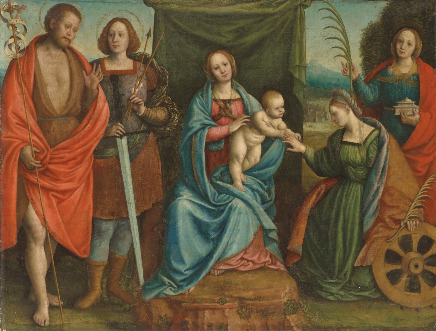 Workshop of Bernardino Lanino (Mortara 1512-1583 Vercelli), The Madonna ...