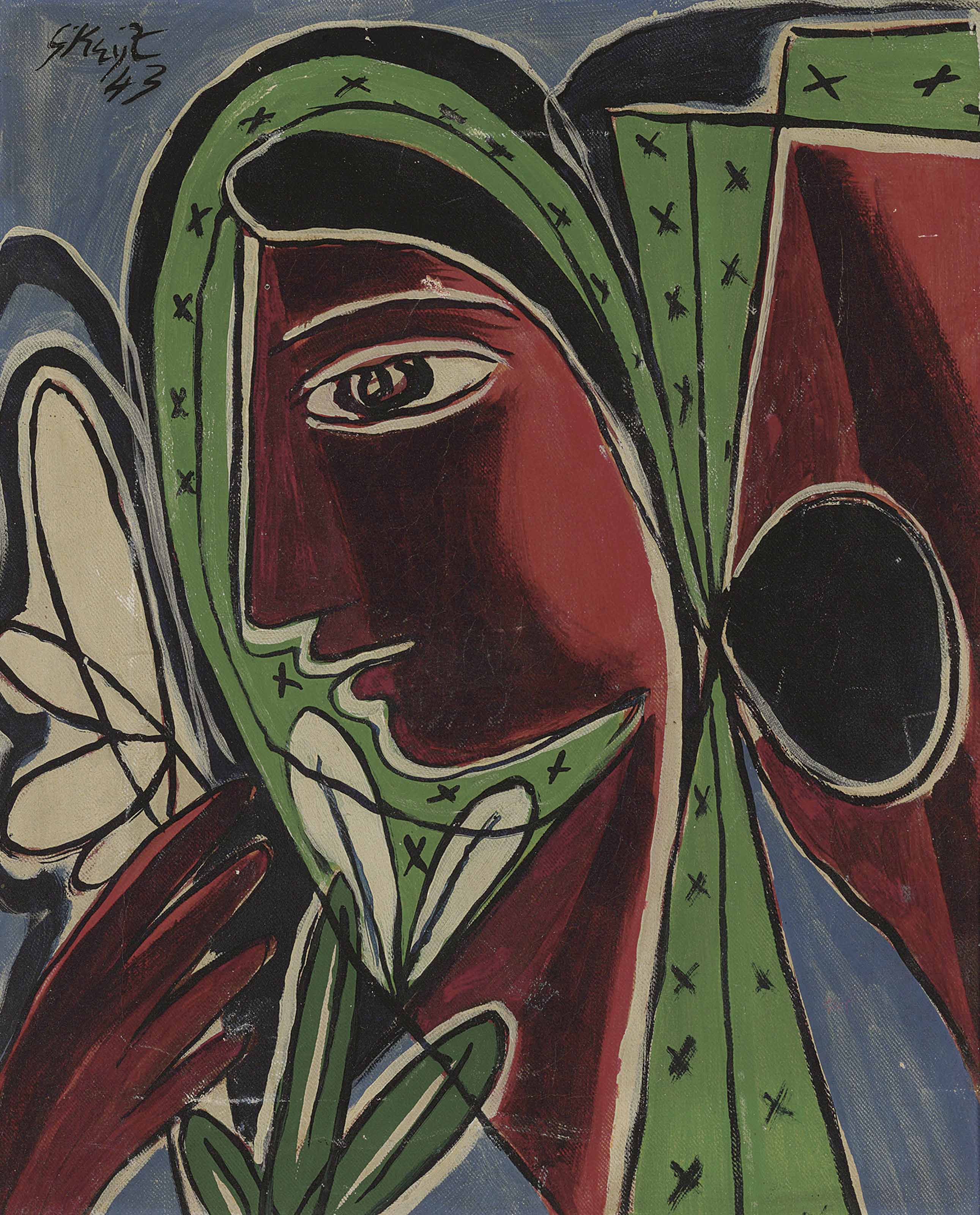 GEORGE KEYT(1901-1993) , Untitled (Girl) | Christie's