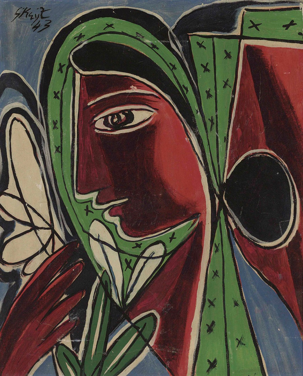 GEORGE KEYT(1901-1993), Untitled (Girl) | Christie's