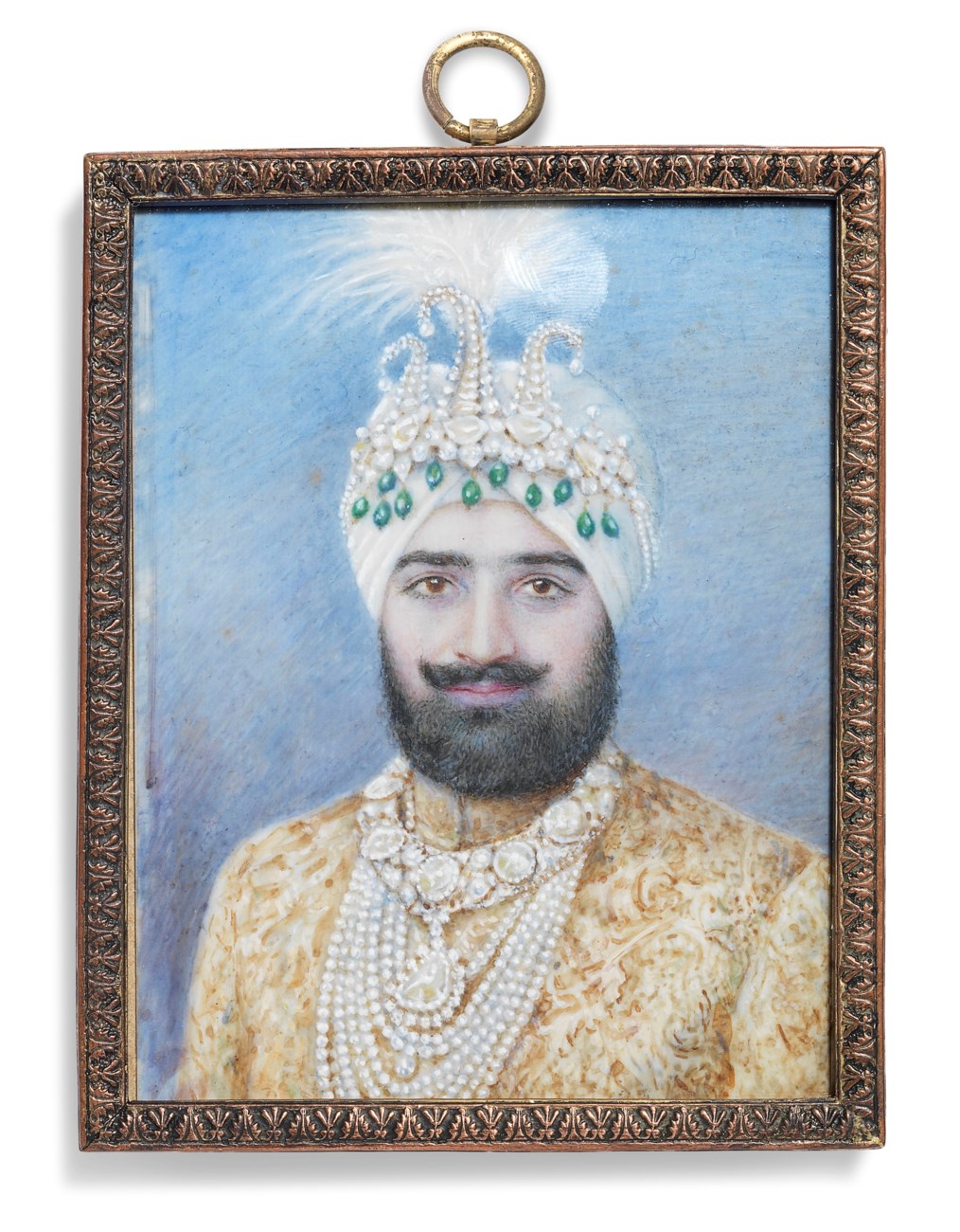 PORTRAIT OF MAHARAJA PRATAP SINGH OF NABHA, SIGNED KATHLEEN GOODMAN ...