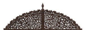A LARGE DARK WOOD OPENWORK SCREEN, WEST INDIA, SECOND HALF 19TH/EARLY ...