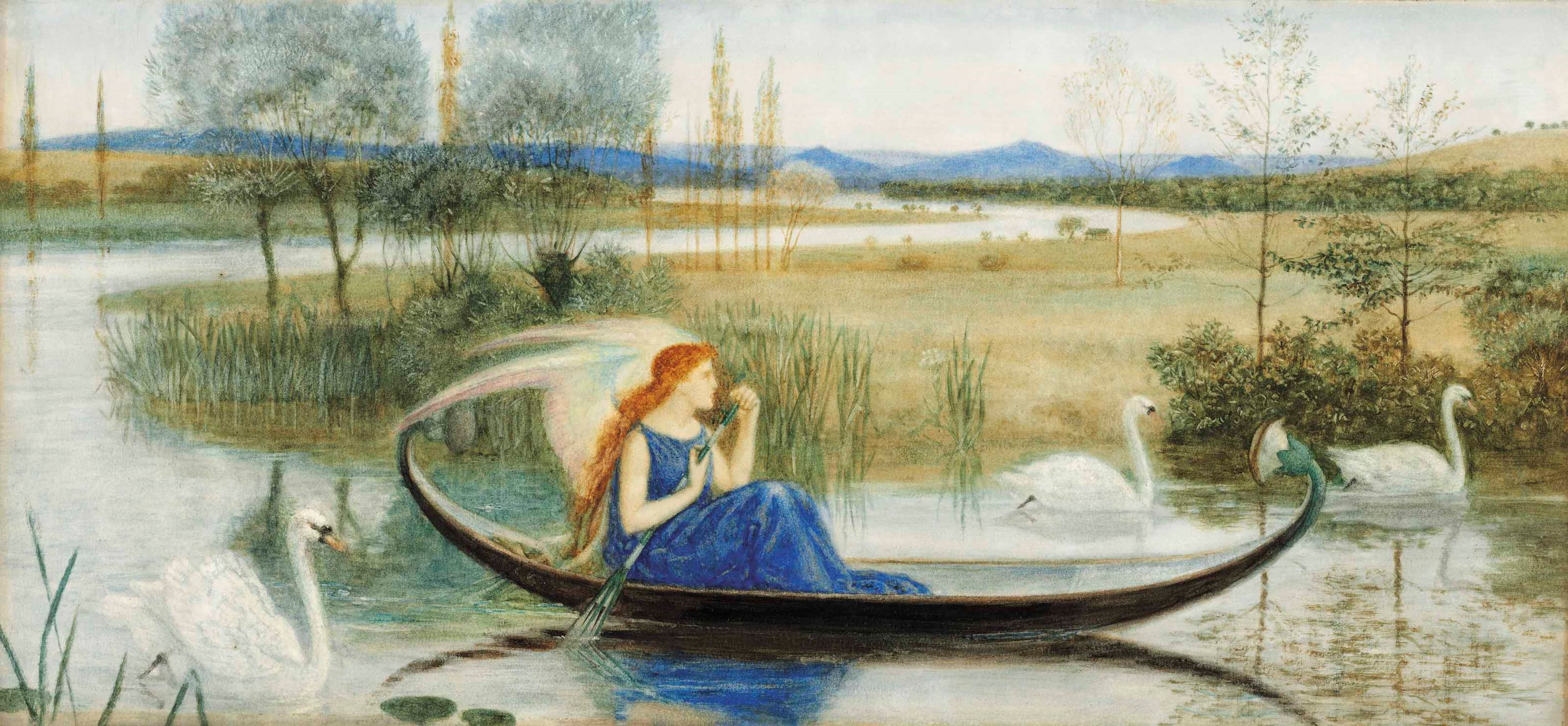 Walter Crane, R.W.S. (1845-1915), The Enchanted Boat | Christie's