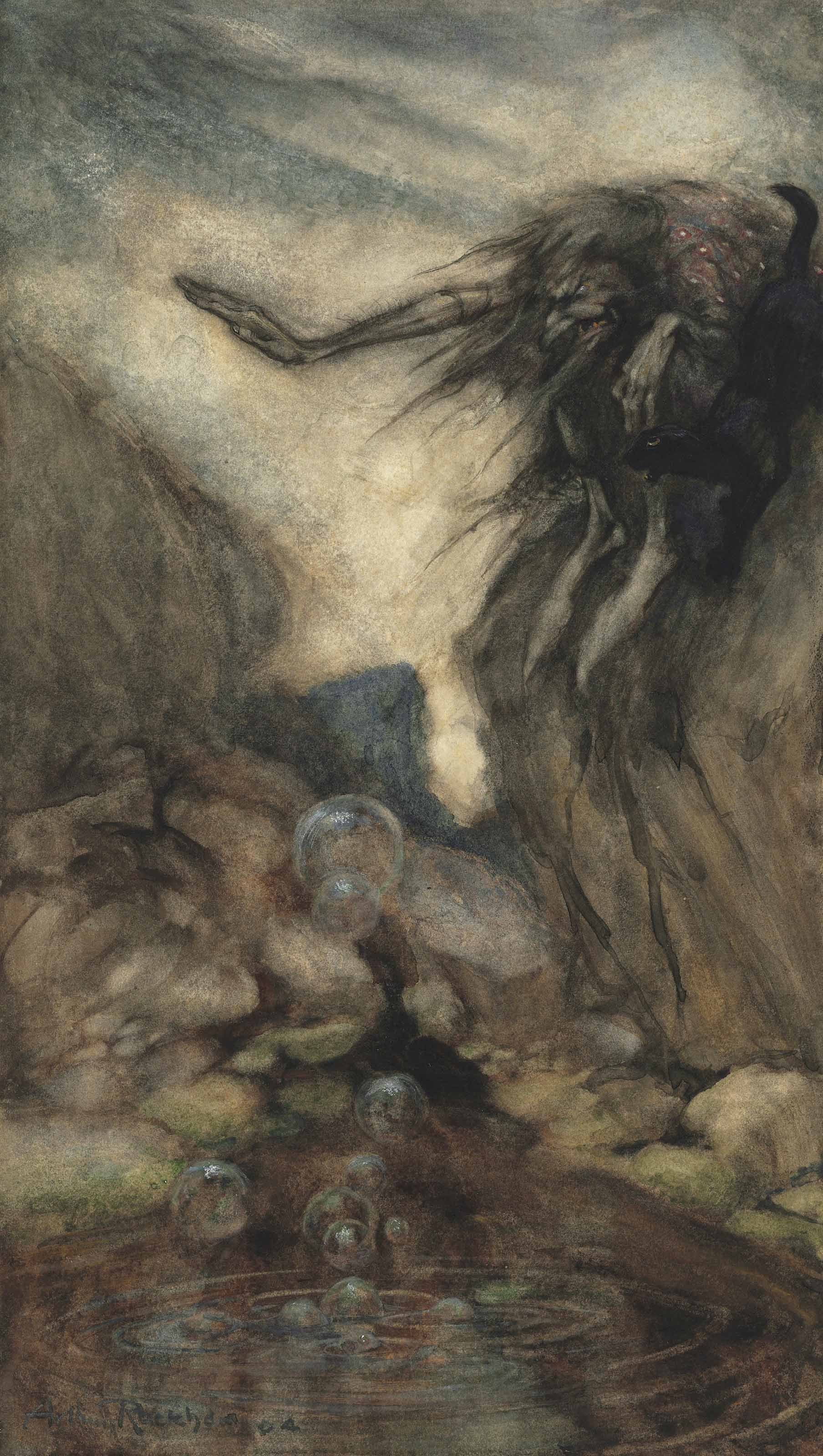Henry John Stock (1853-1930), Fire and the Sea | Christie's