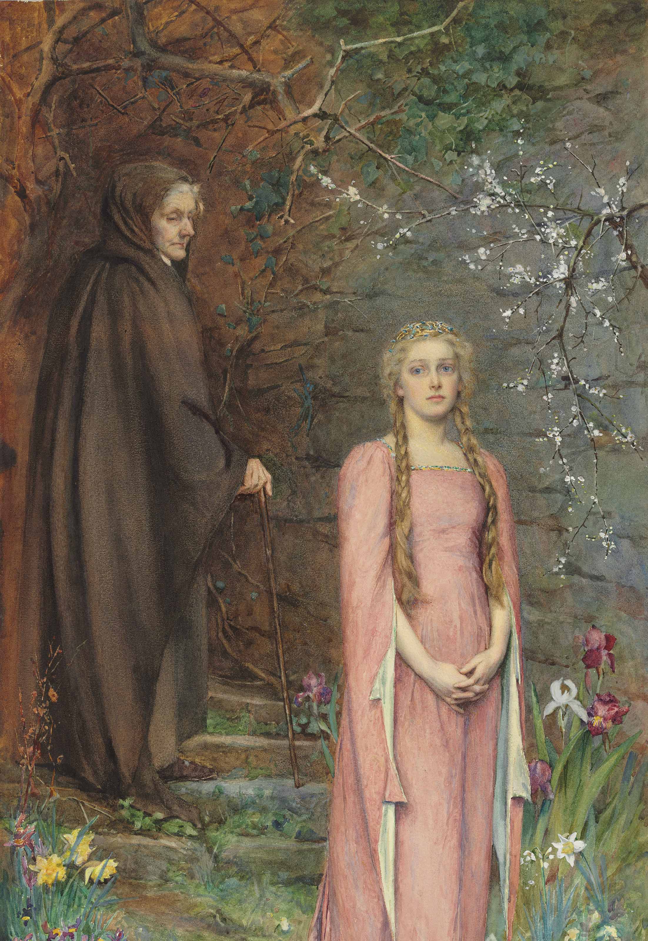 Thomas Cooper Gotch (1854-1931), The Message | Christie's