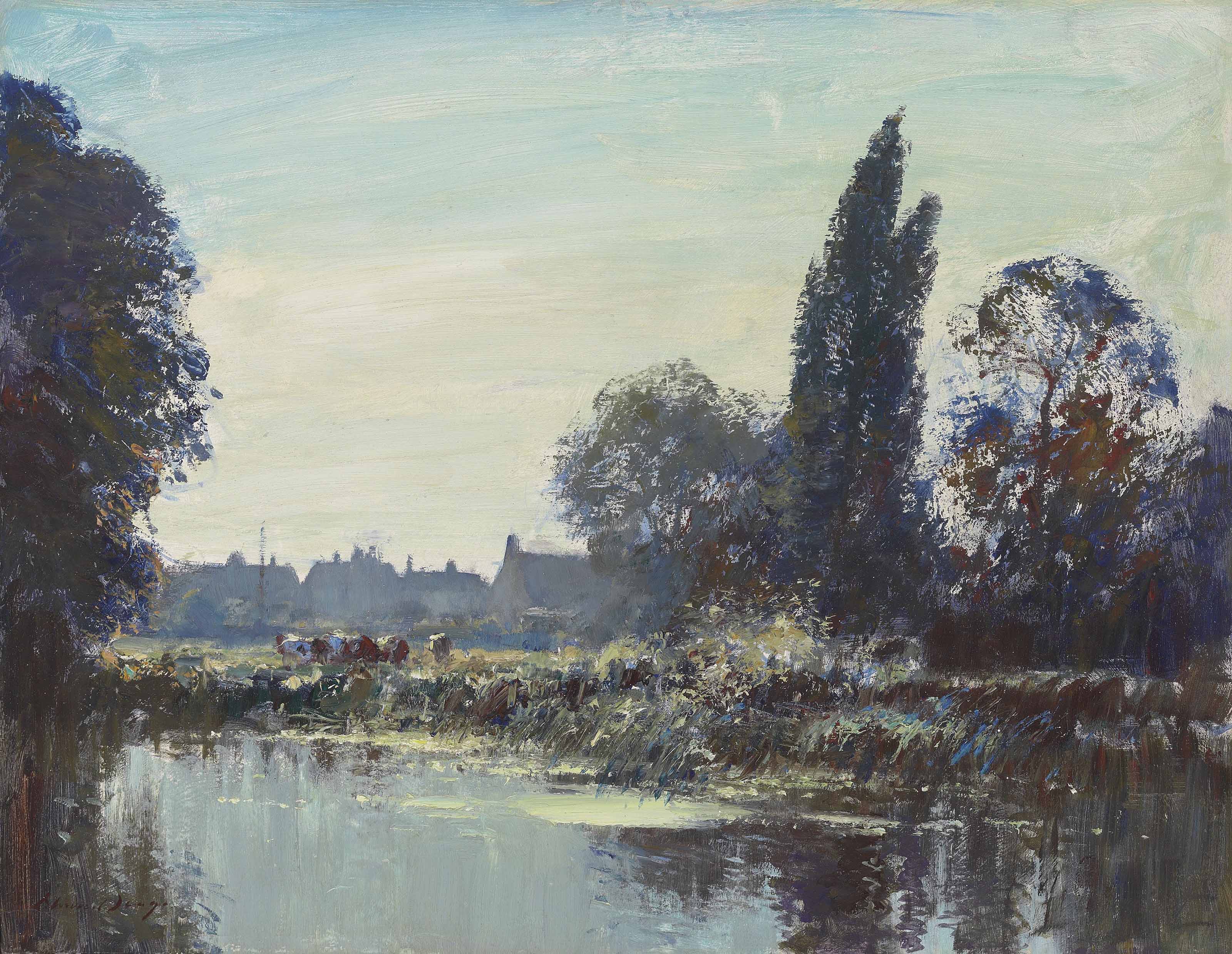 Edward Seago, R.W.S., R.B.A. (1910-1974) , A Suffolk backwater | Christie's