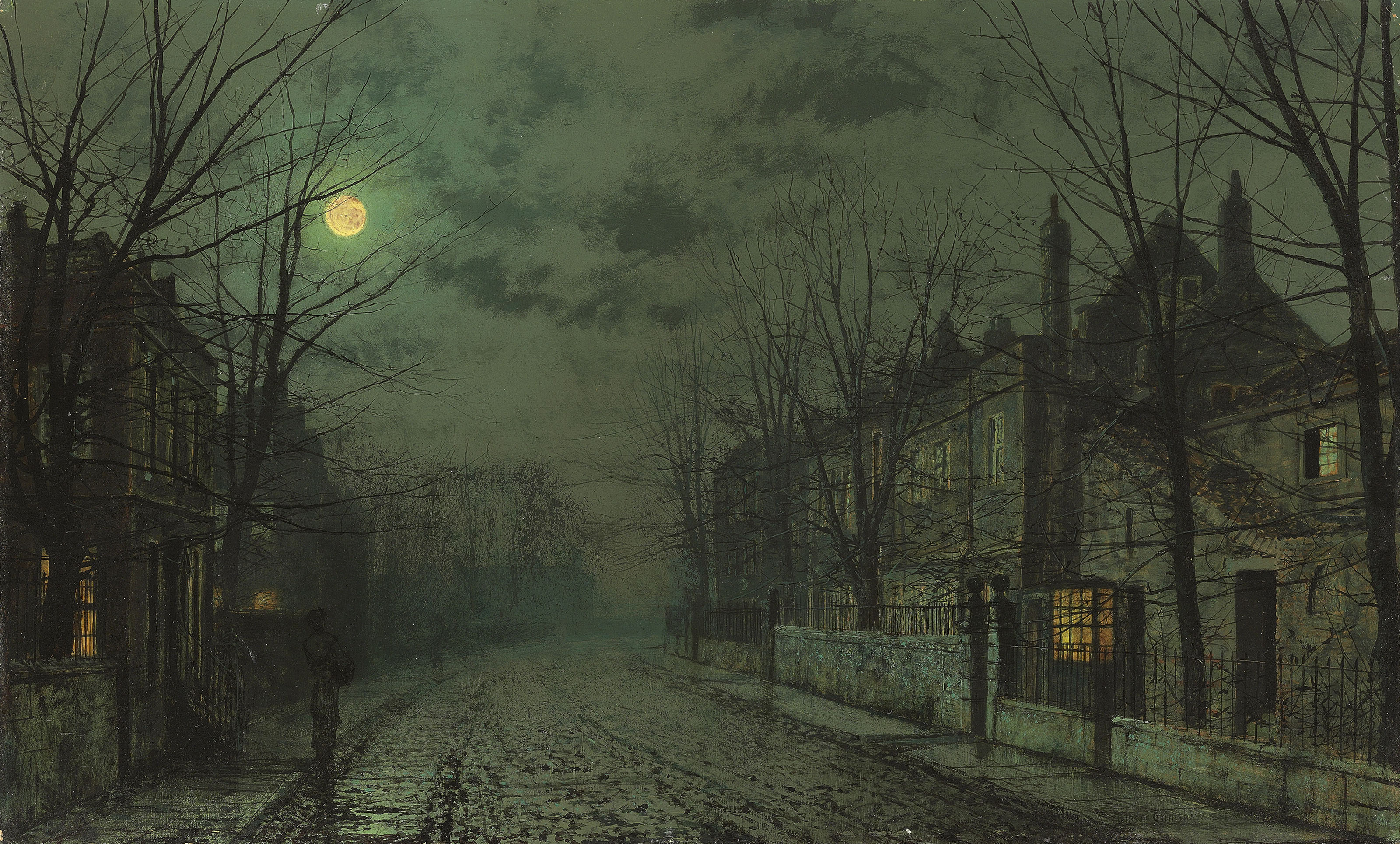 John Atkinson Grimshaw (1836-1893) , Near York | Christie's