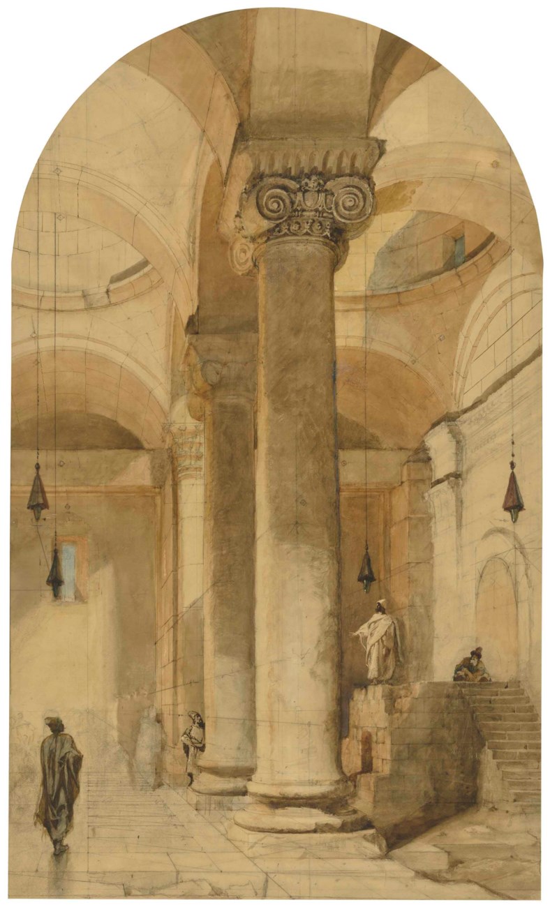 Carl Haag (German, 1820-1915), Interior of the Golden Gateway in the ...