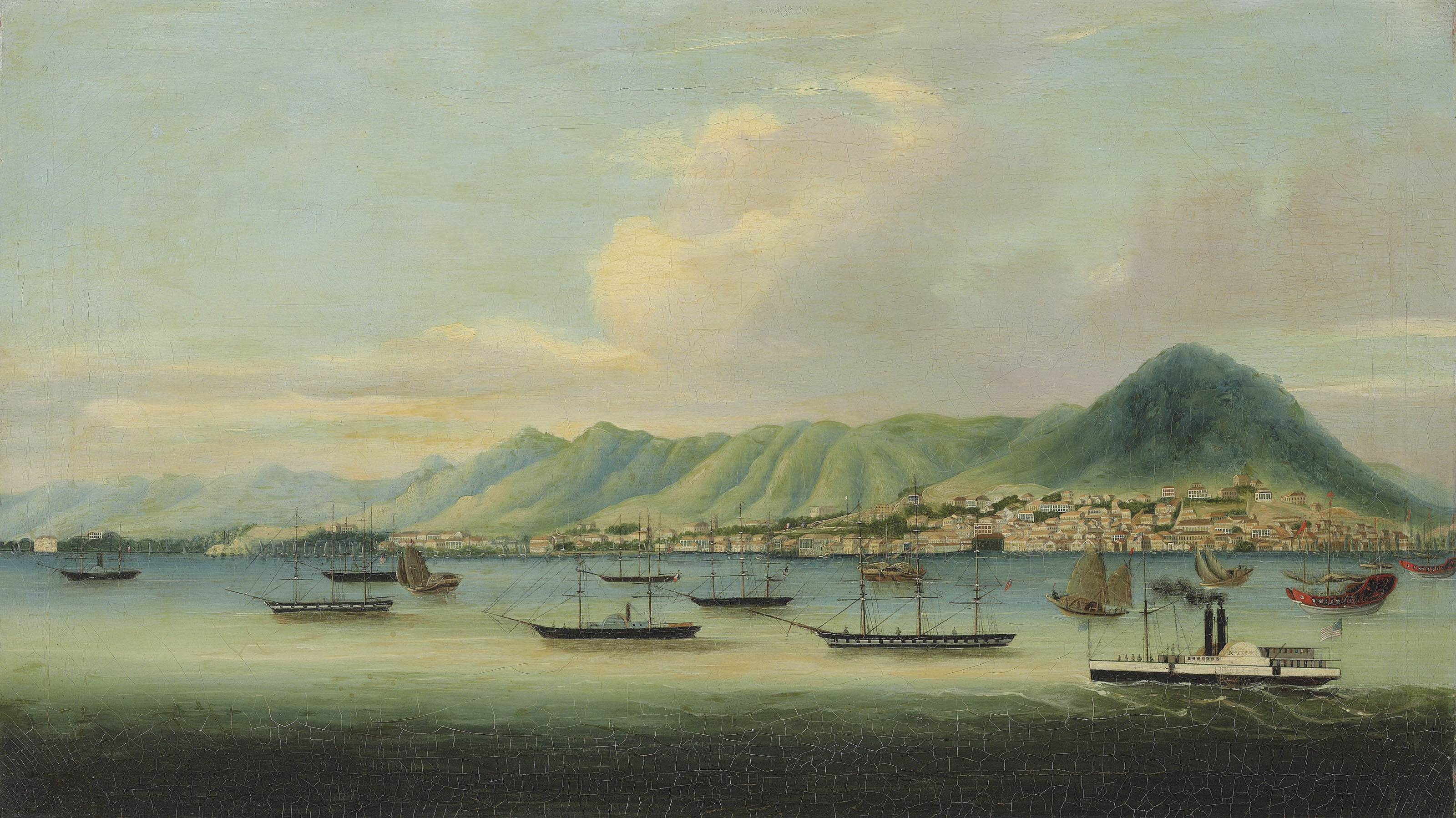 George Chinnery (1774-1852), A Chinese foodstall, Macao | Christie's