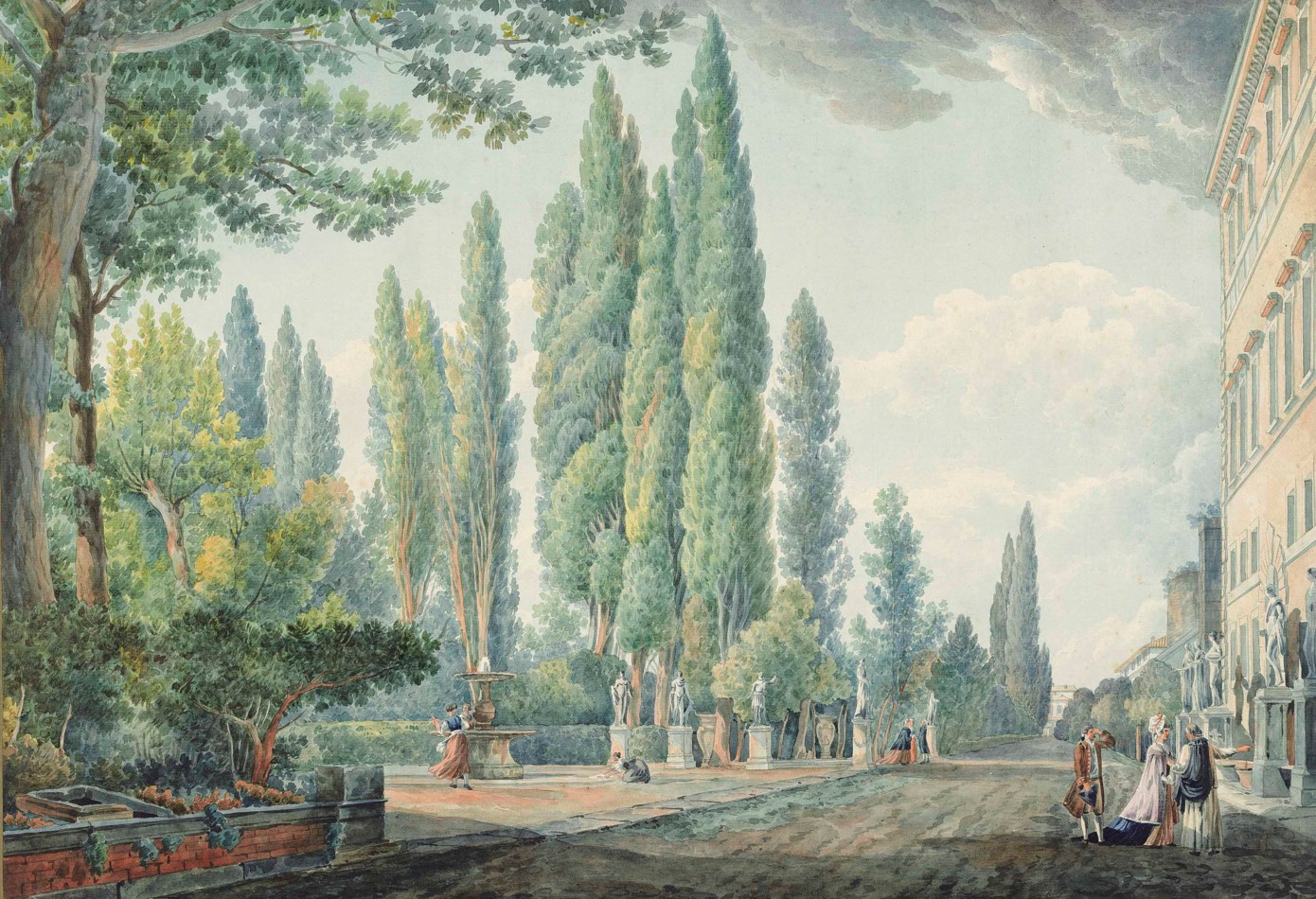 Giovanni Volpato (Bassano 1735-1803 Rome), The Villa Montalto-Negroni ...
