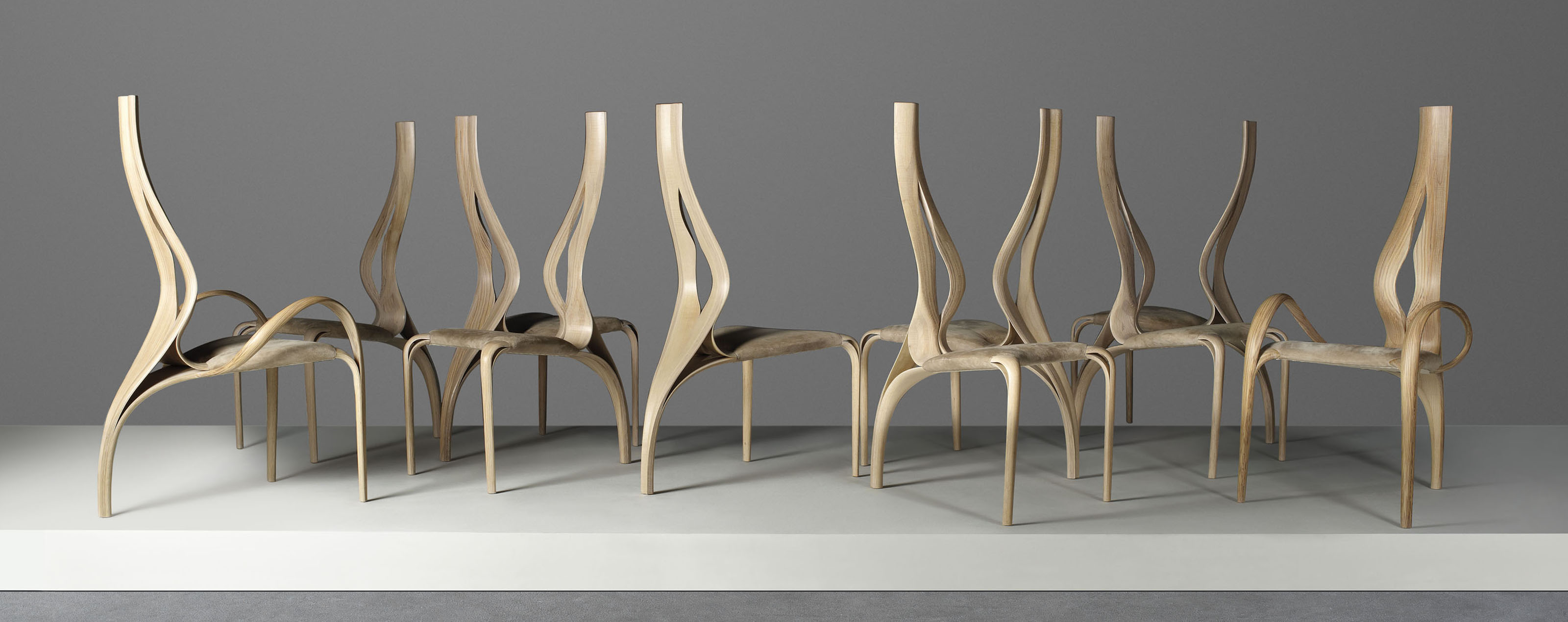 JOSEPH WALSH (B. 1979) , A UNIQUE SET OF TEN ‘ENIGNUM I’ CHAIRS, 2008 ...