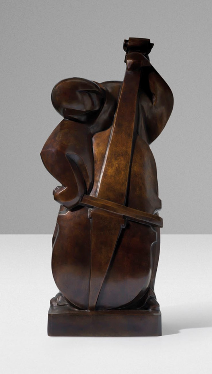 FERDINAND PARPAN (1902-2004), 'Contrebassiste', designed 1935-39, cast ...