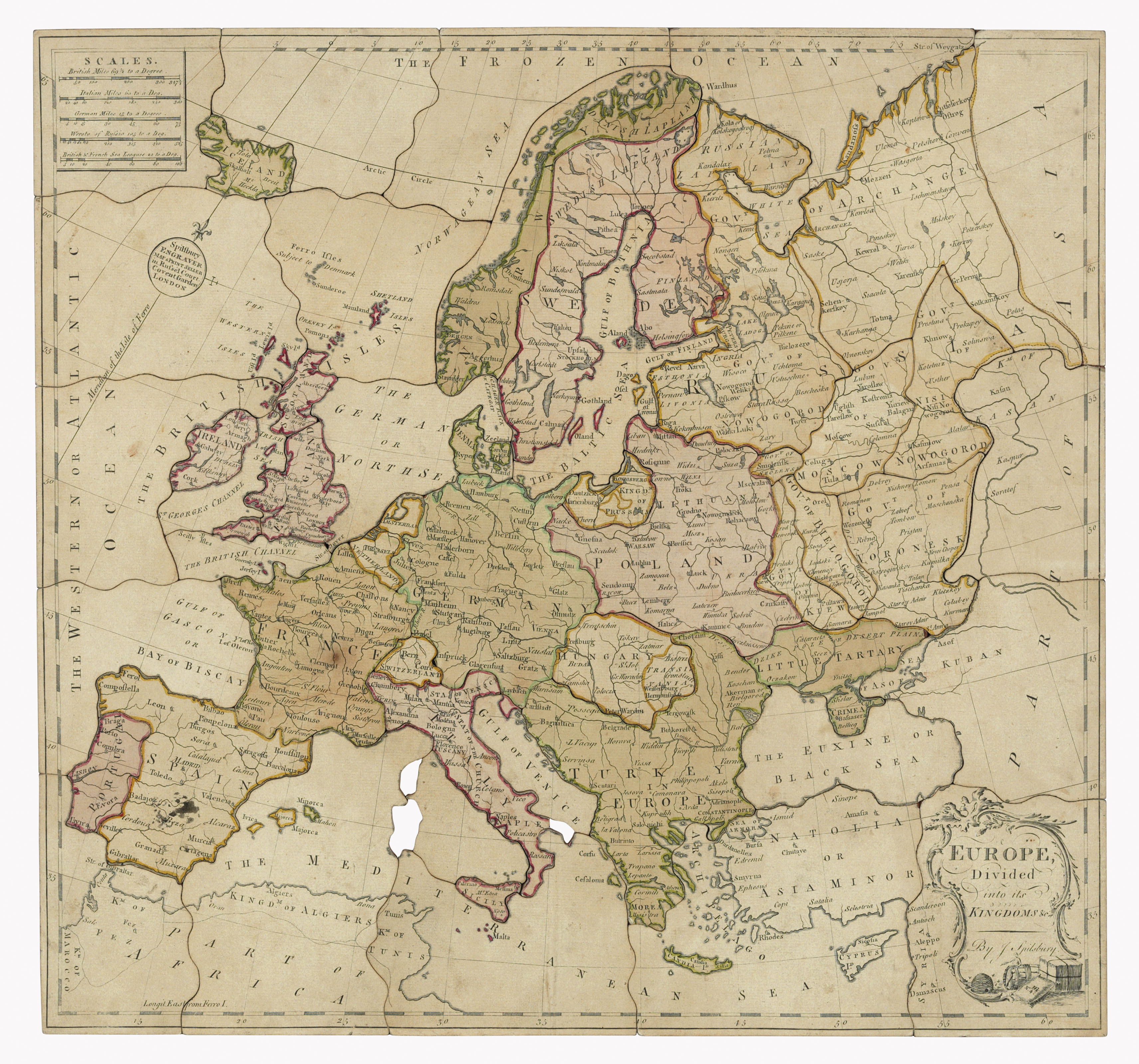 SPILSBURY, John (1739-1769). Europe - Auktionen & Preisarchiv